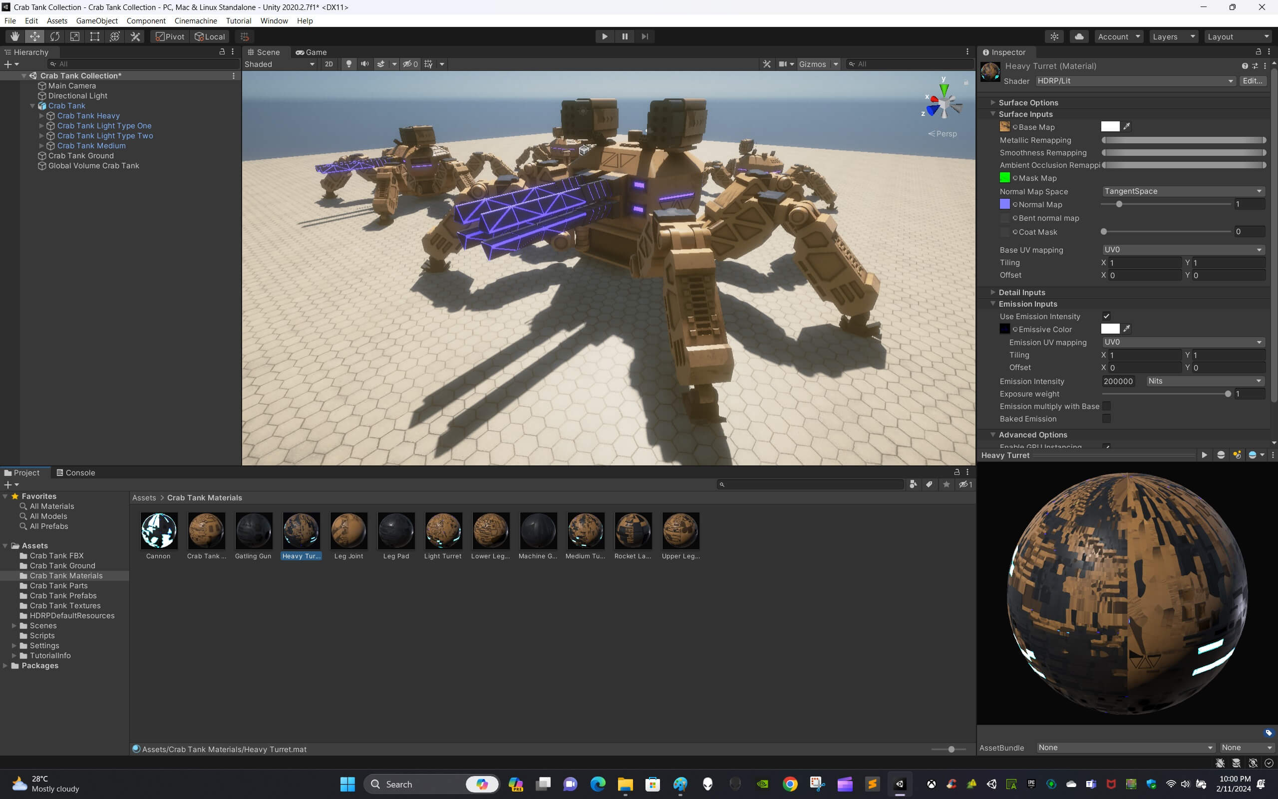 Crab Tank Modular - 3D Model by ApuArt