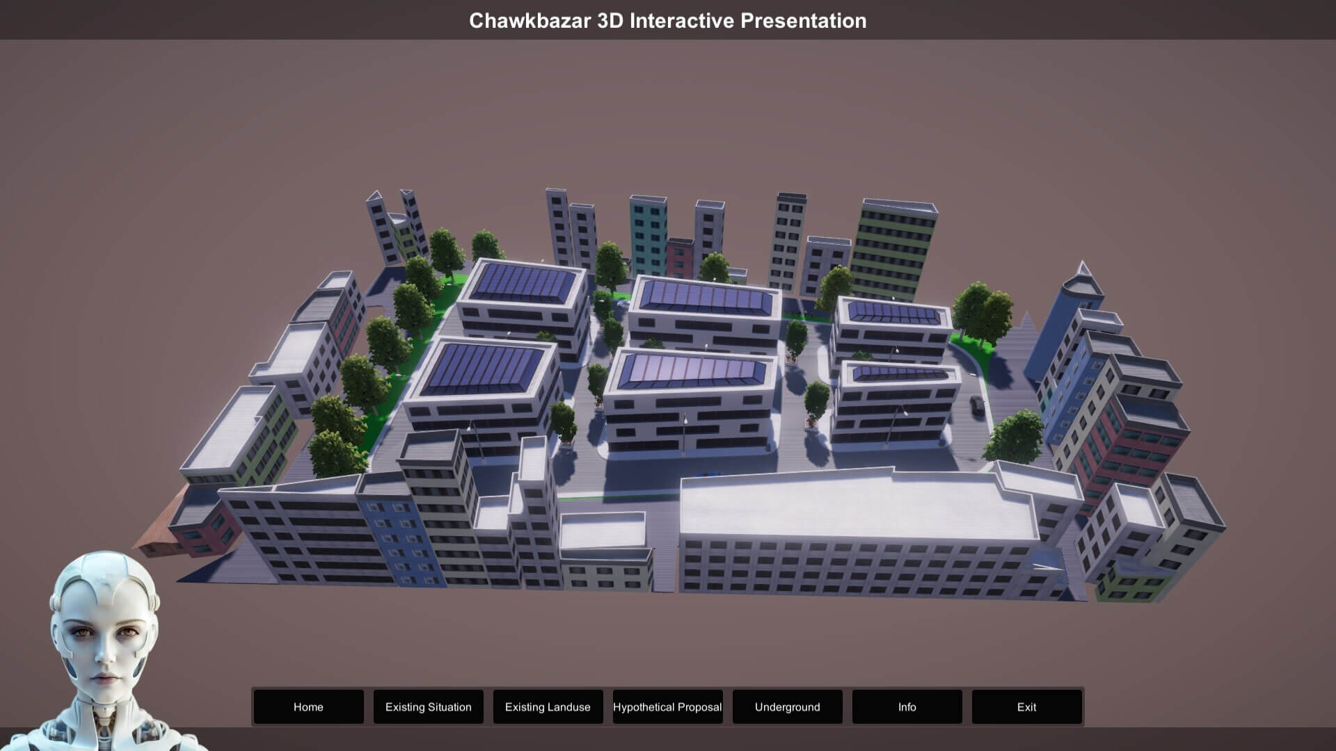3D Interactive urban renewal project 3D Render by ApuArt