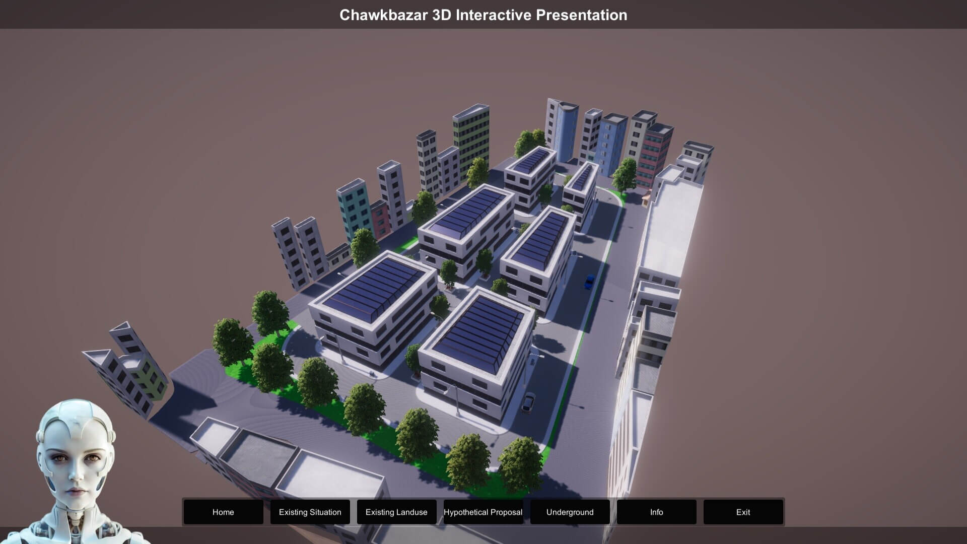 3D Interactive urban renewal project 3D Render by ApuArt