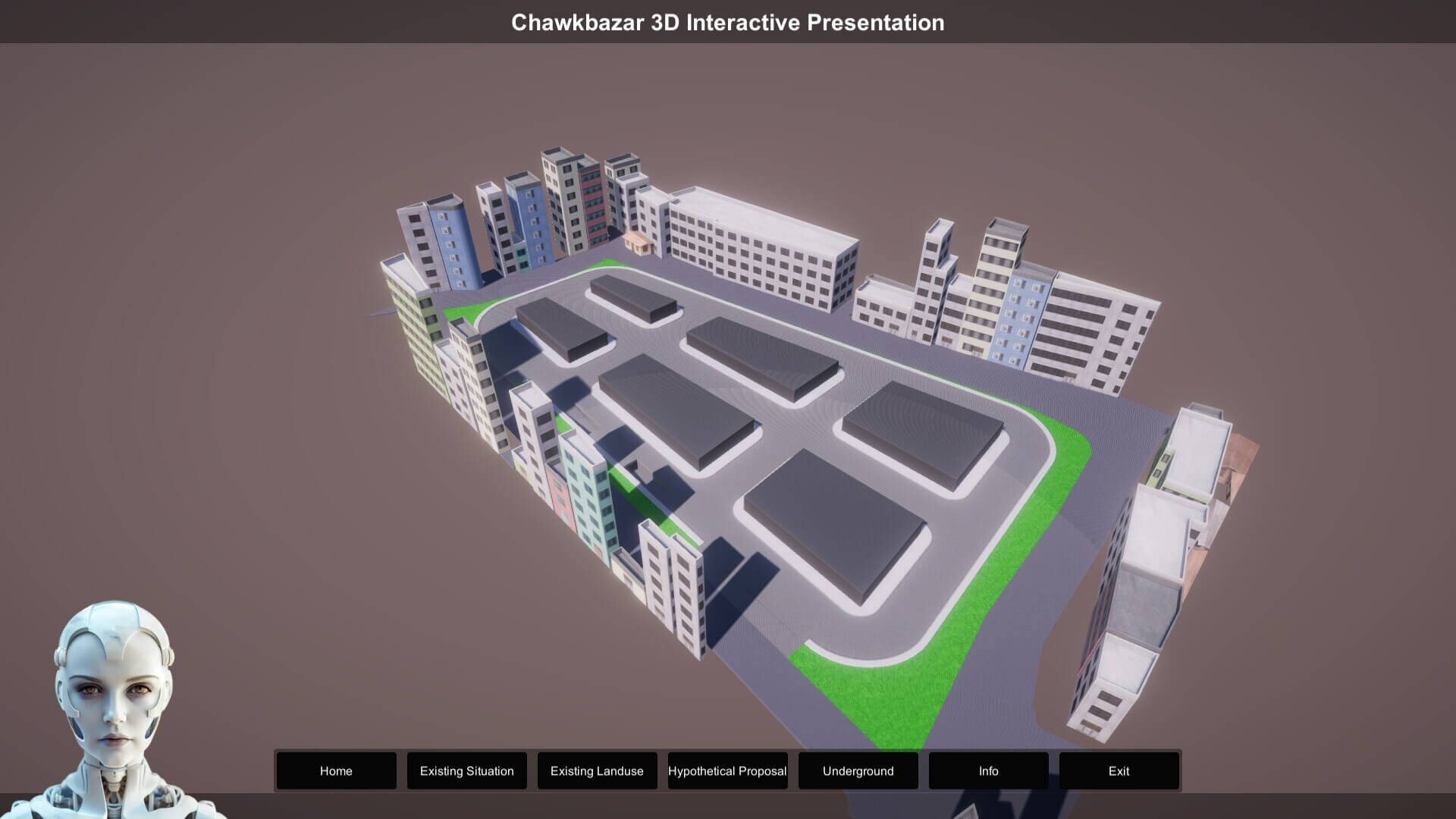 3D Interactive urban renewal project 3D Render by ApuArt