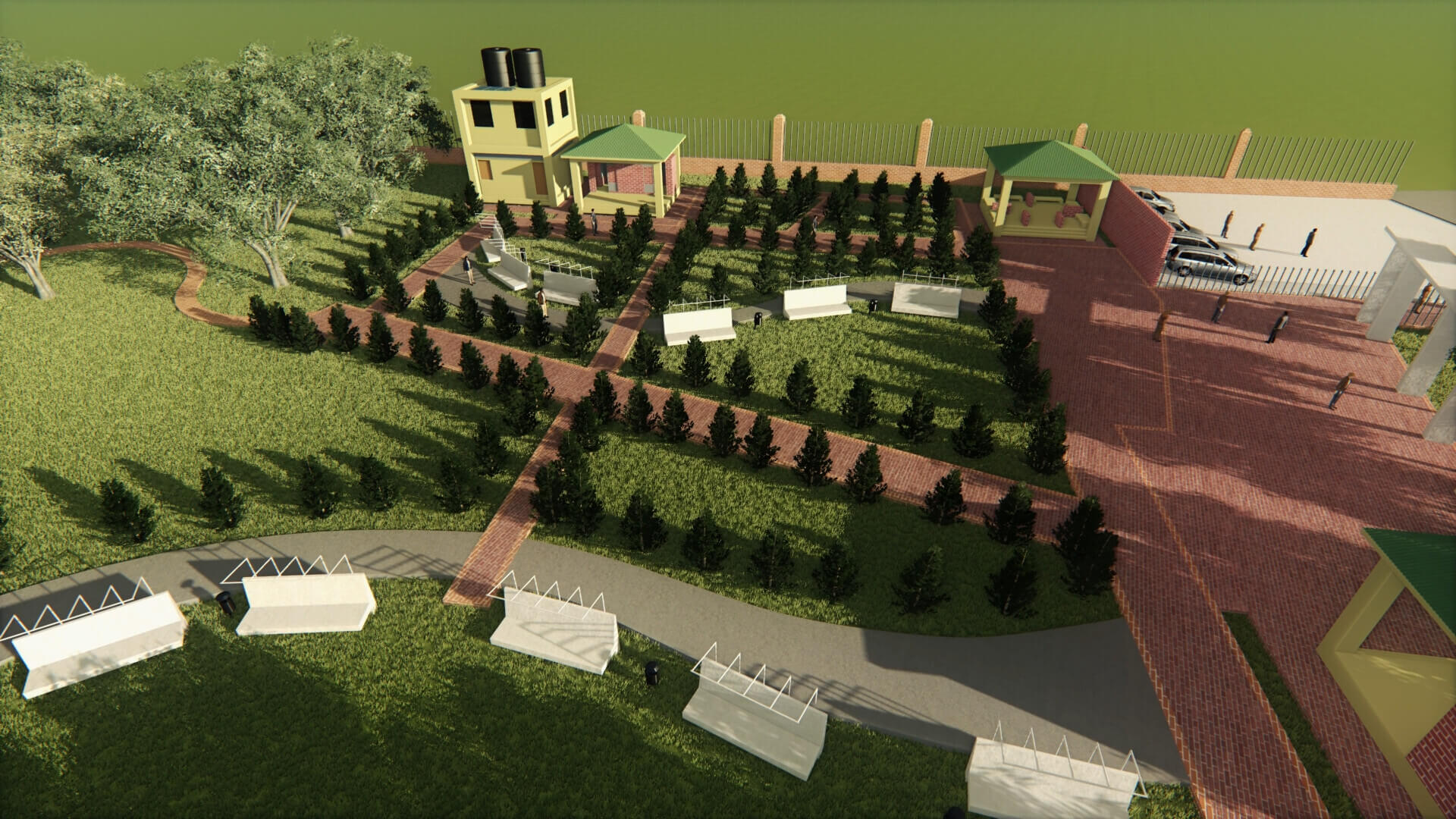 Children's park 3D Render, Digital Art by ApuArt