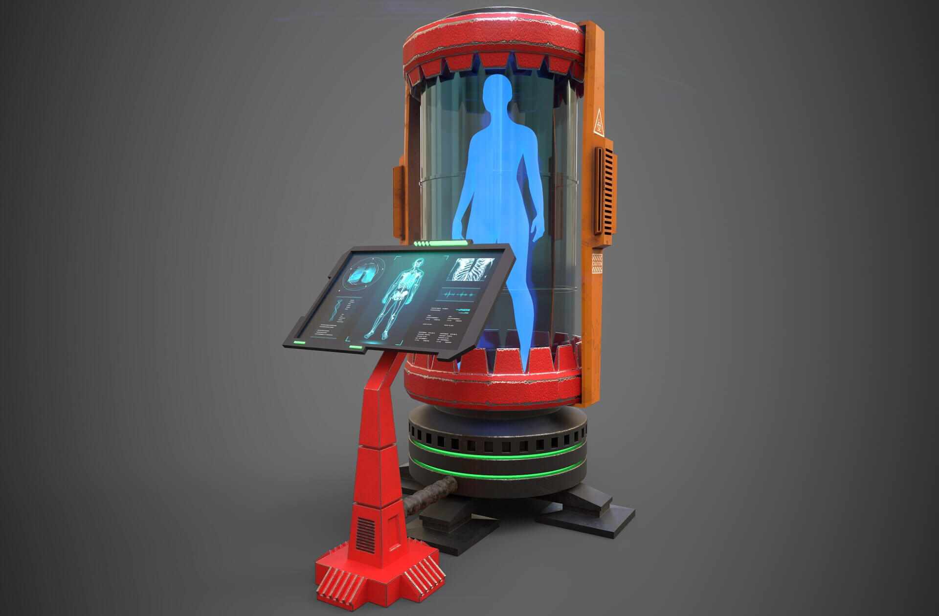 Cloning machine 3D Render, Digital Art by ApuArt