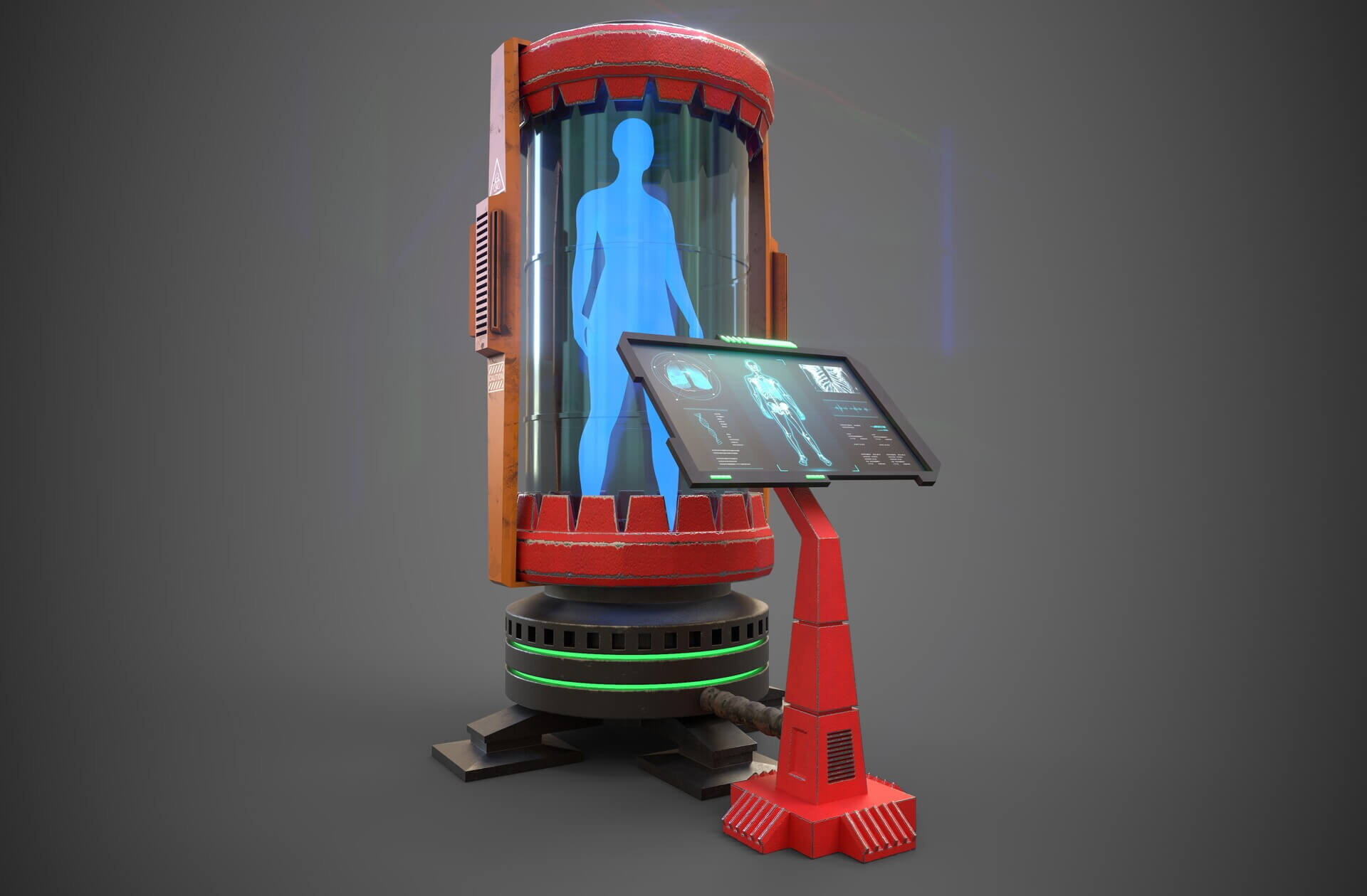 Cloning machine 3D Render, Digital Art by ApuArt