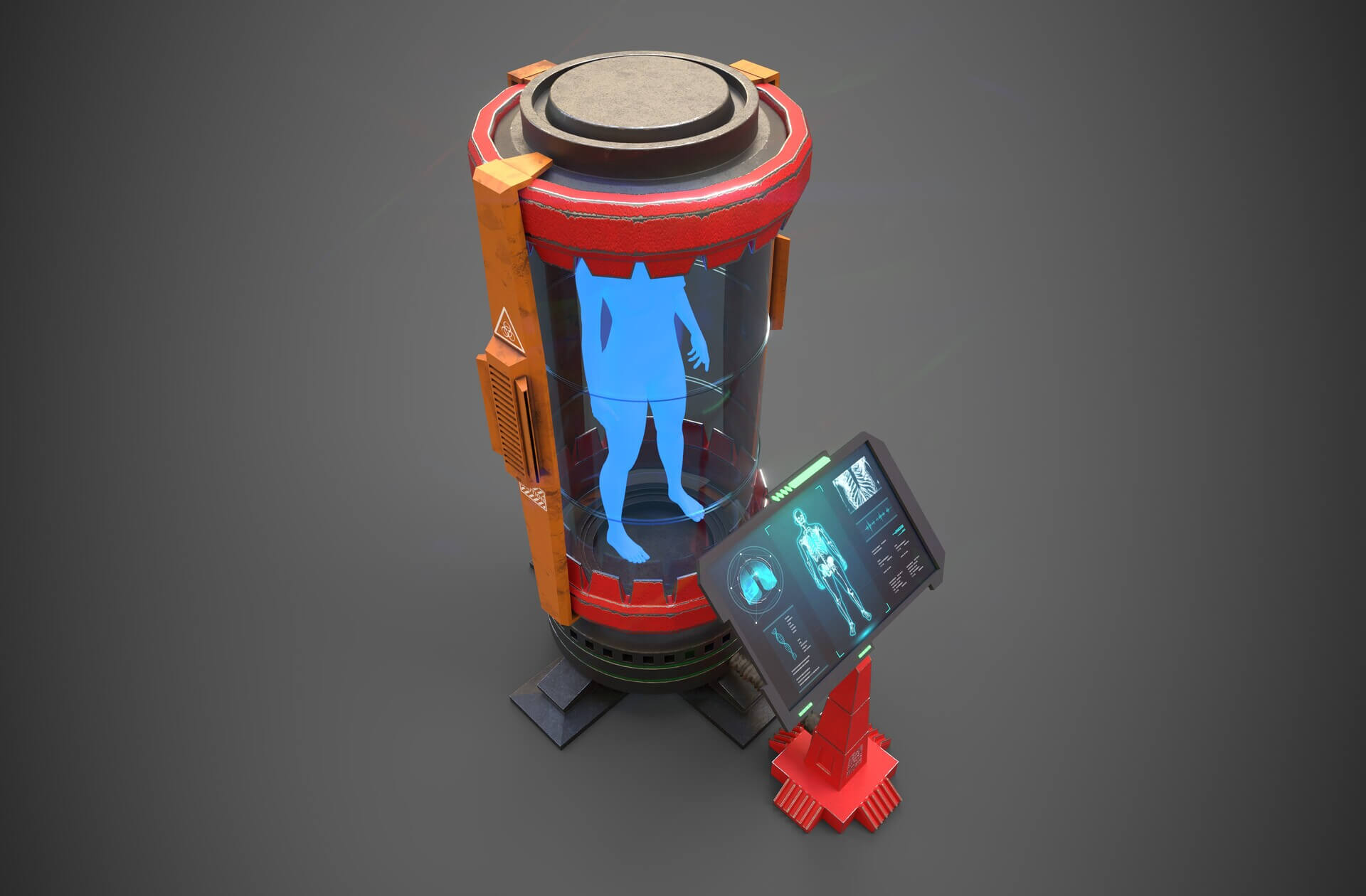 Cloning machine 3D Render, Digital Art by ApuArt