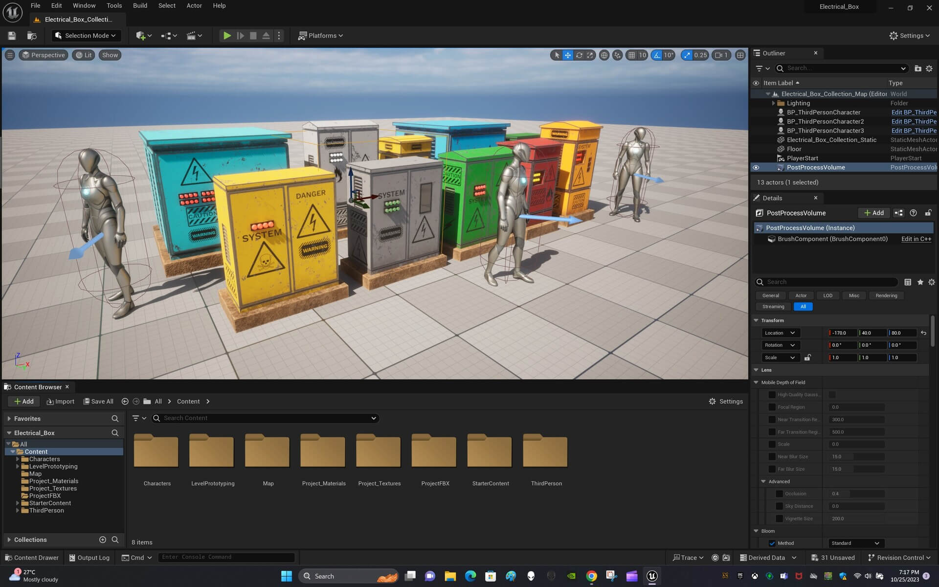 Electrical Box Collection 3D Render, Digital Art by ApuArt
