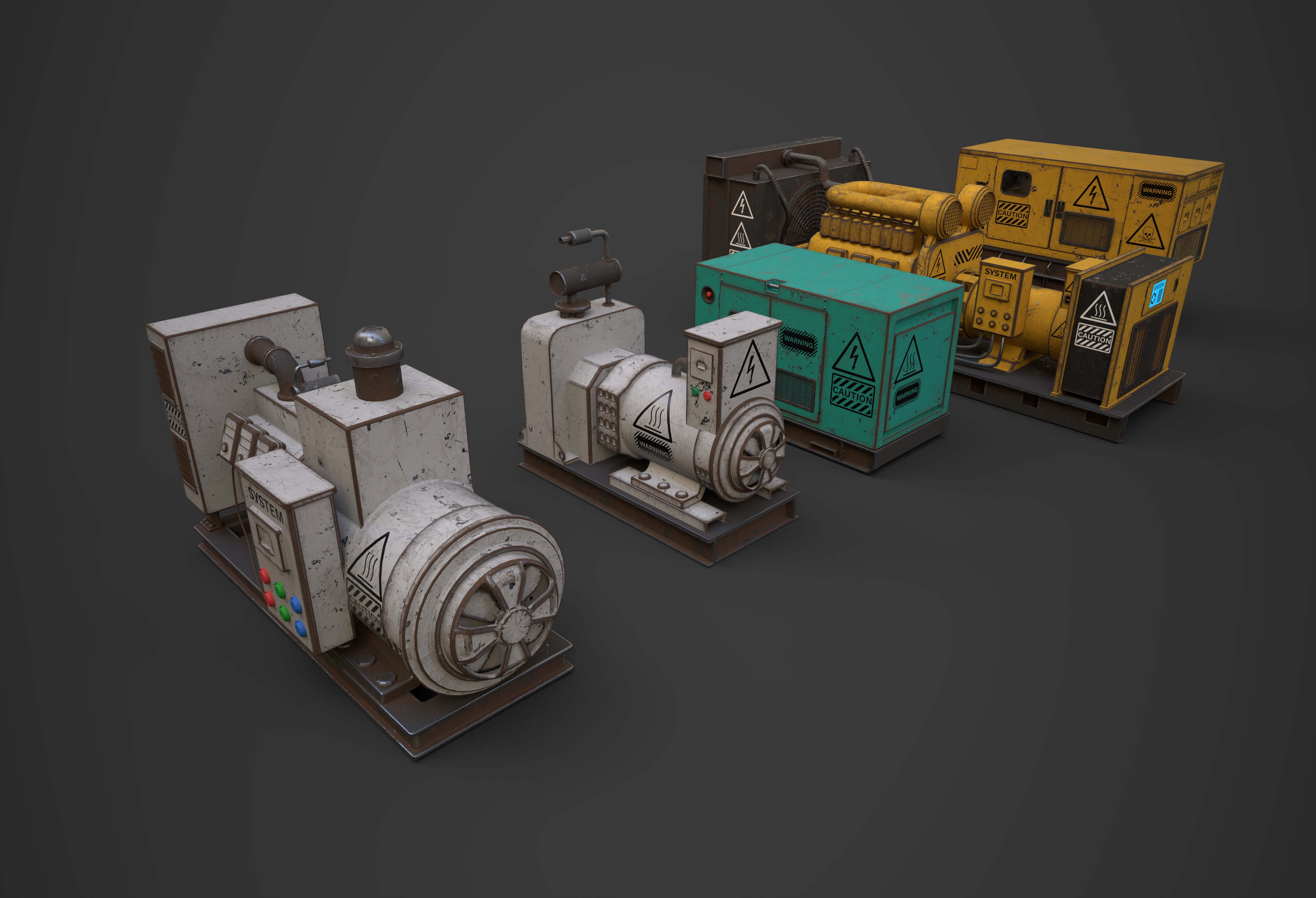 Generator Collection 3D Render, Digital Art by ApuArt