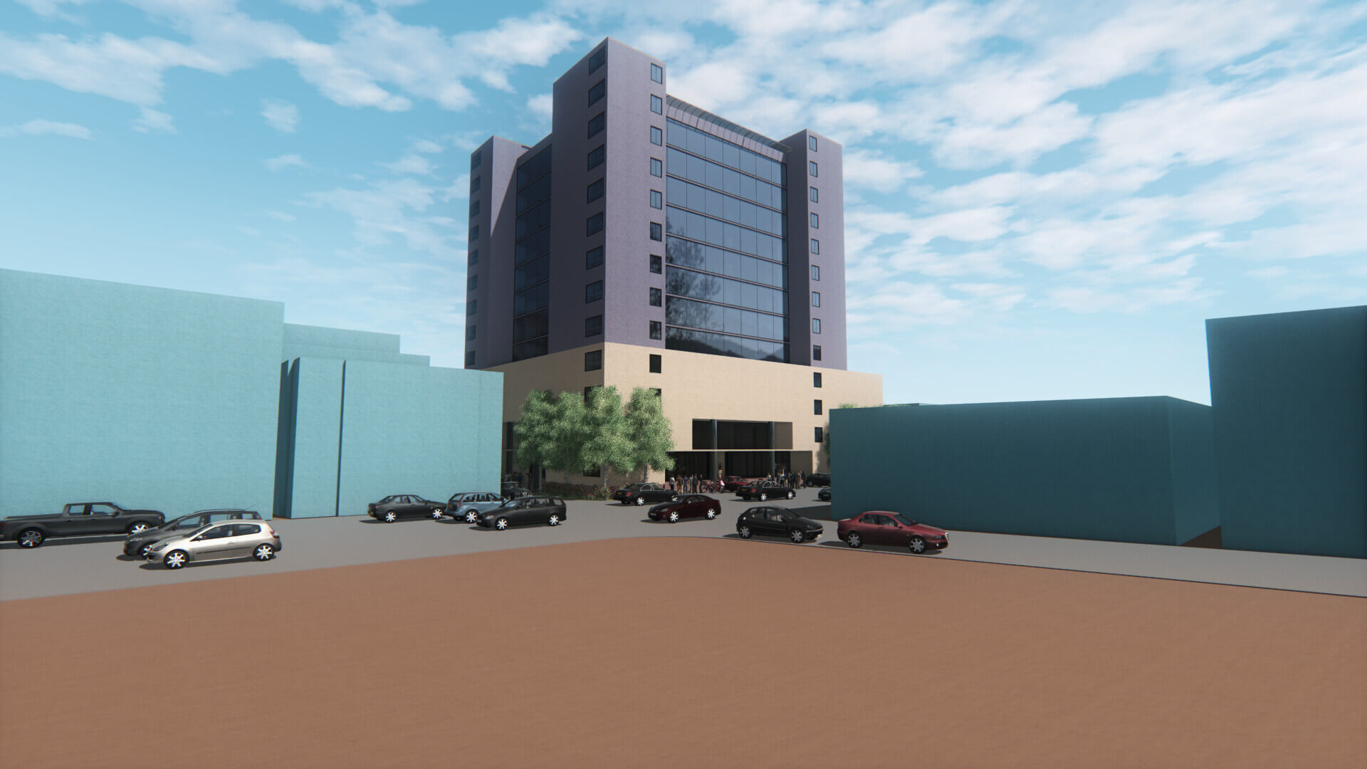 Market building 3D Render, Digital Art by ApuArt