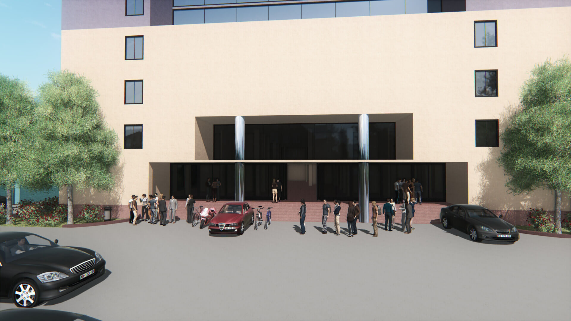 Market building 3D Render, Digital Art by ApuArt