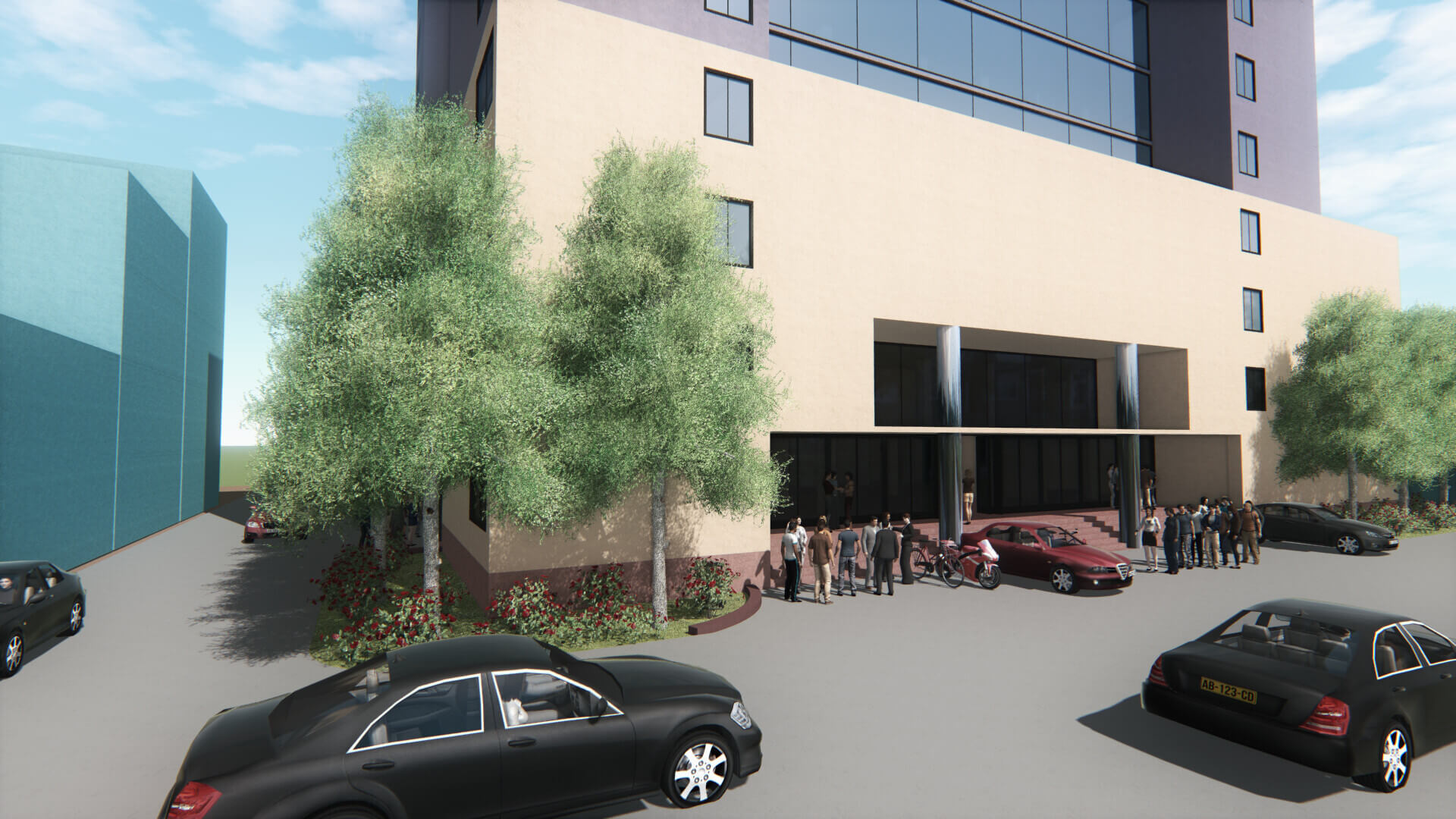 Market building 3D Render, Digital Art by ApuArt