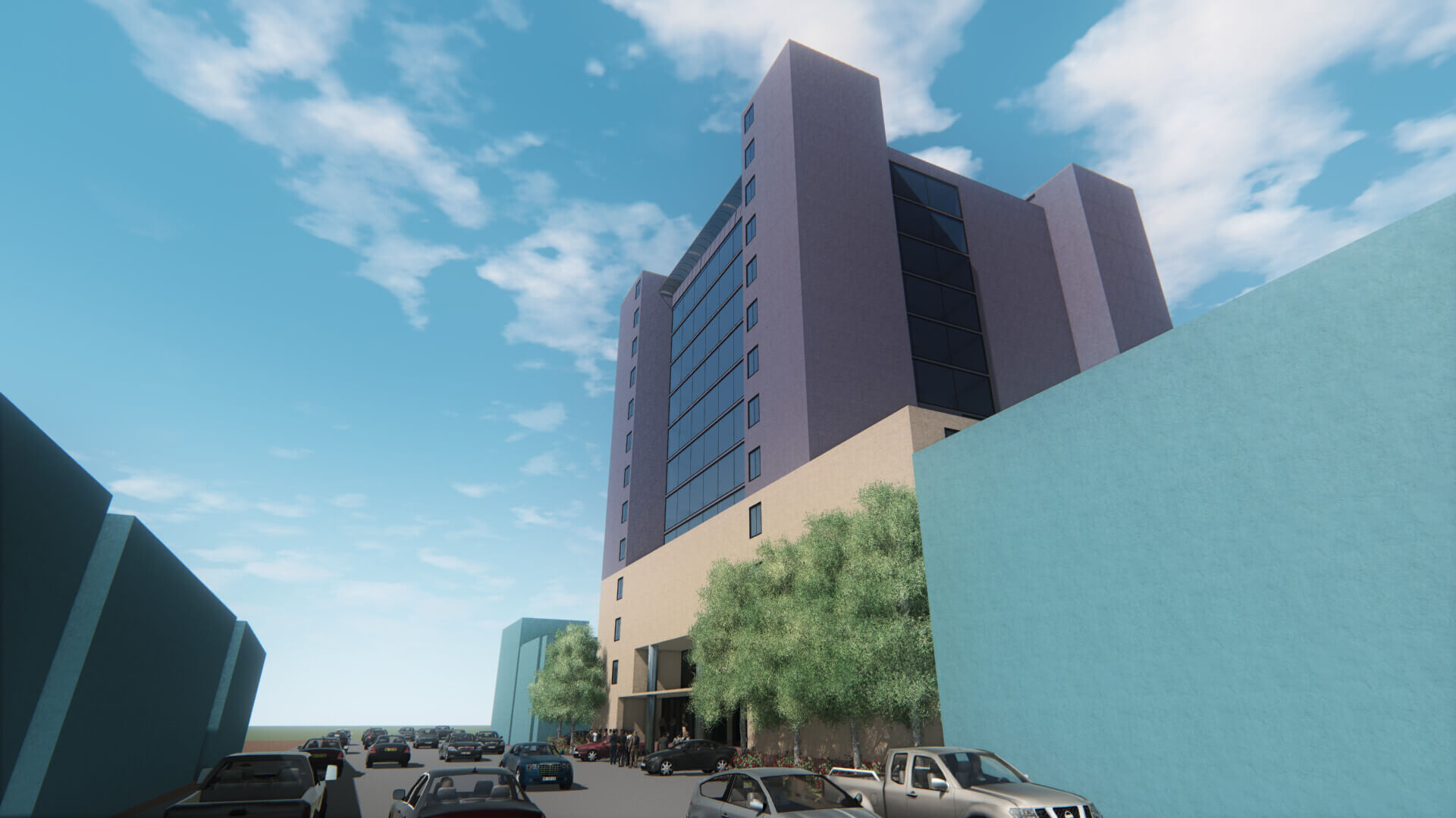 Market building 3D Render, Digital Art by ApuArt