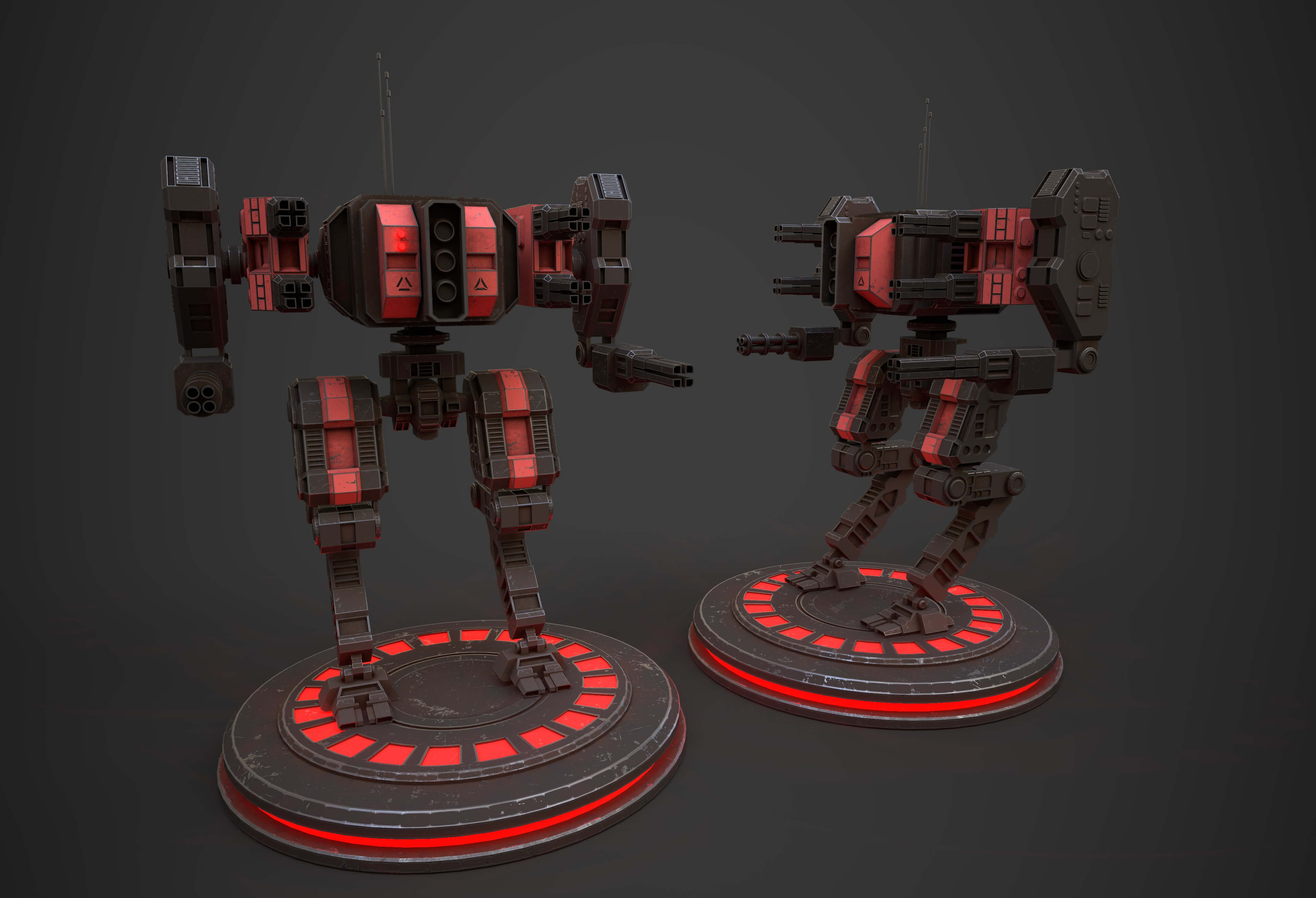 Modular Robot Three 3D Render, Digital Art by ApuArt