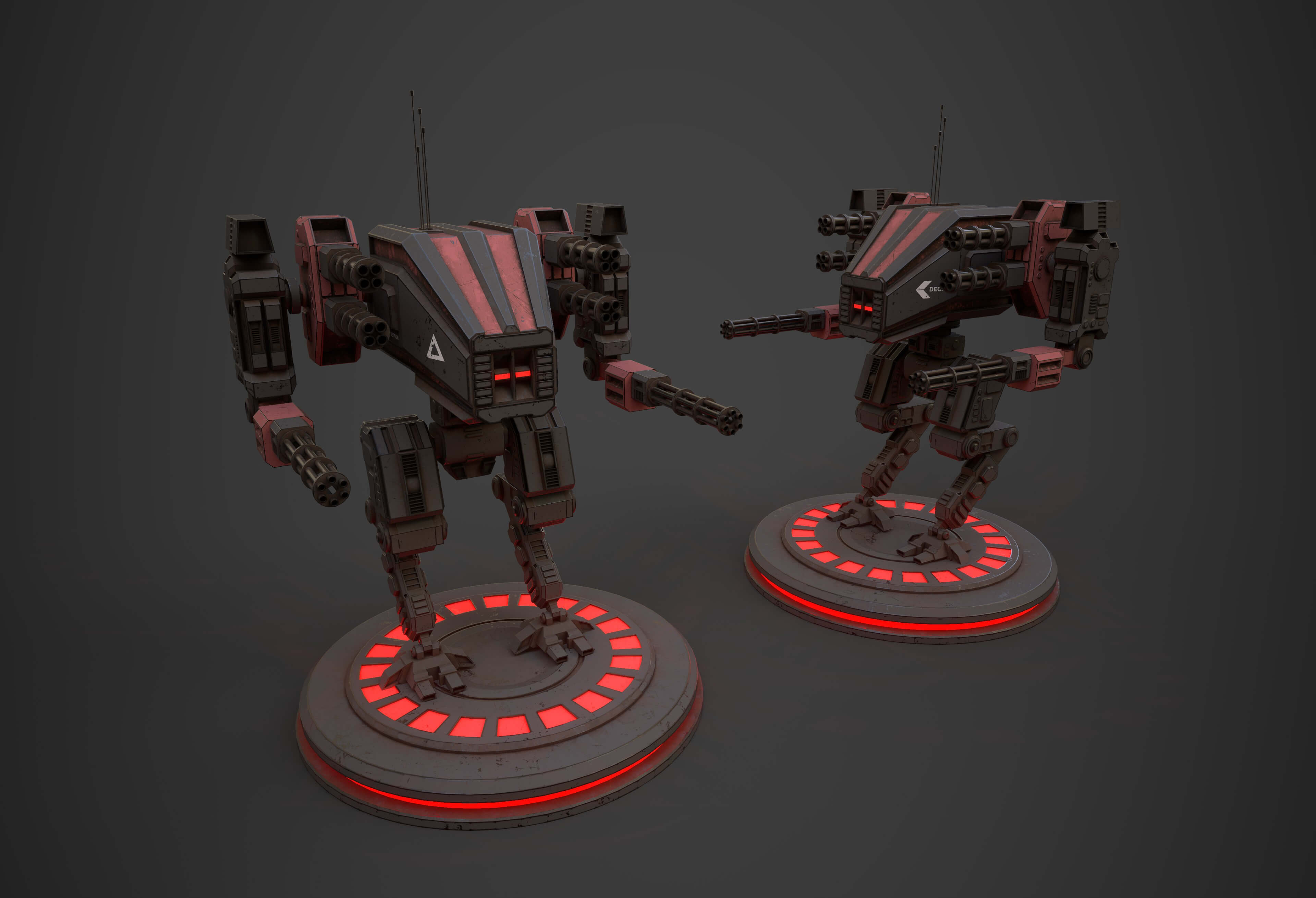 Modular Robot Two 3D Render, Digital Art by ApuArt