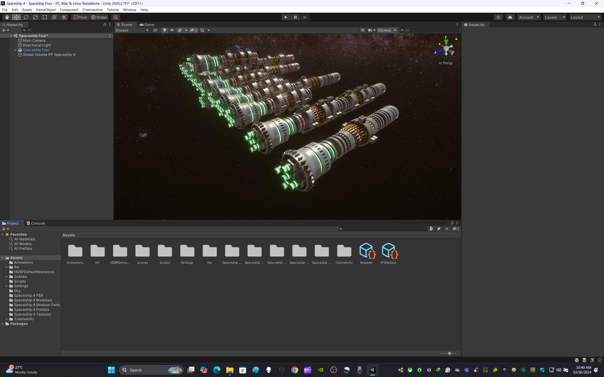 Modular Spaceship Four 3D Render, Digital Art by ApuArt