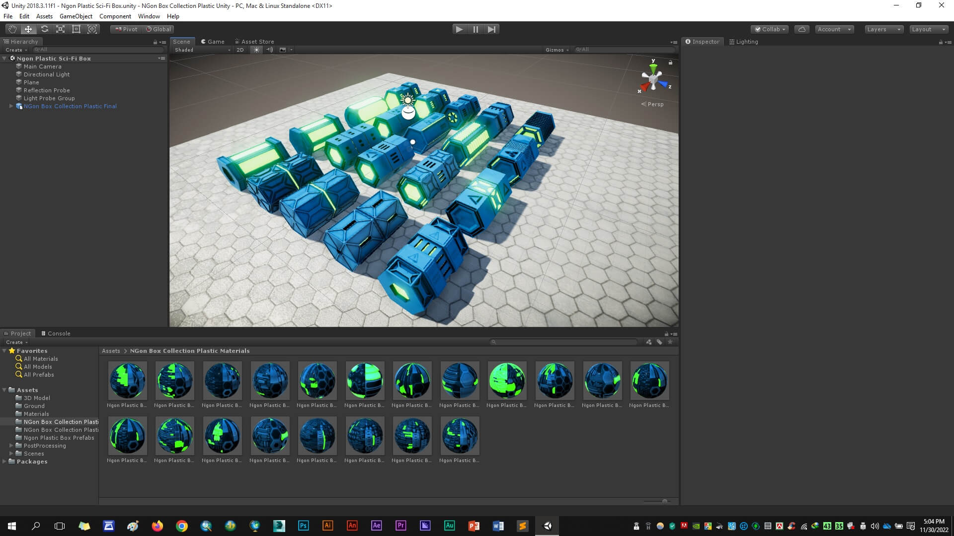 NGon Box Collection Plastic 3D Render, Digital Art by ApuArt