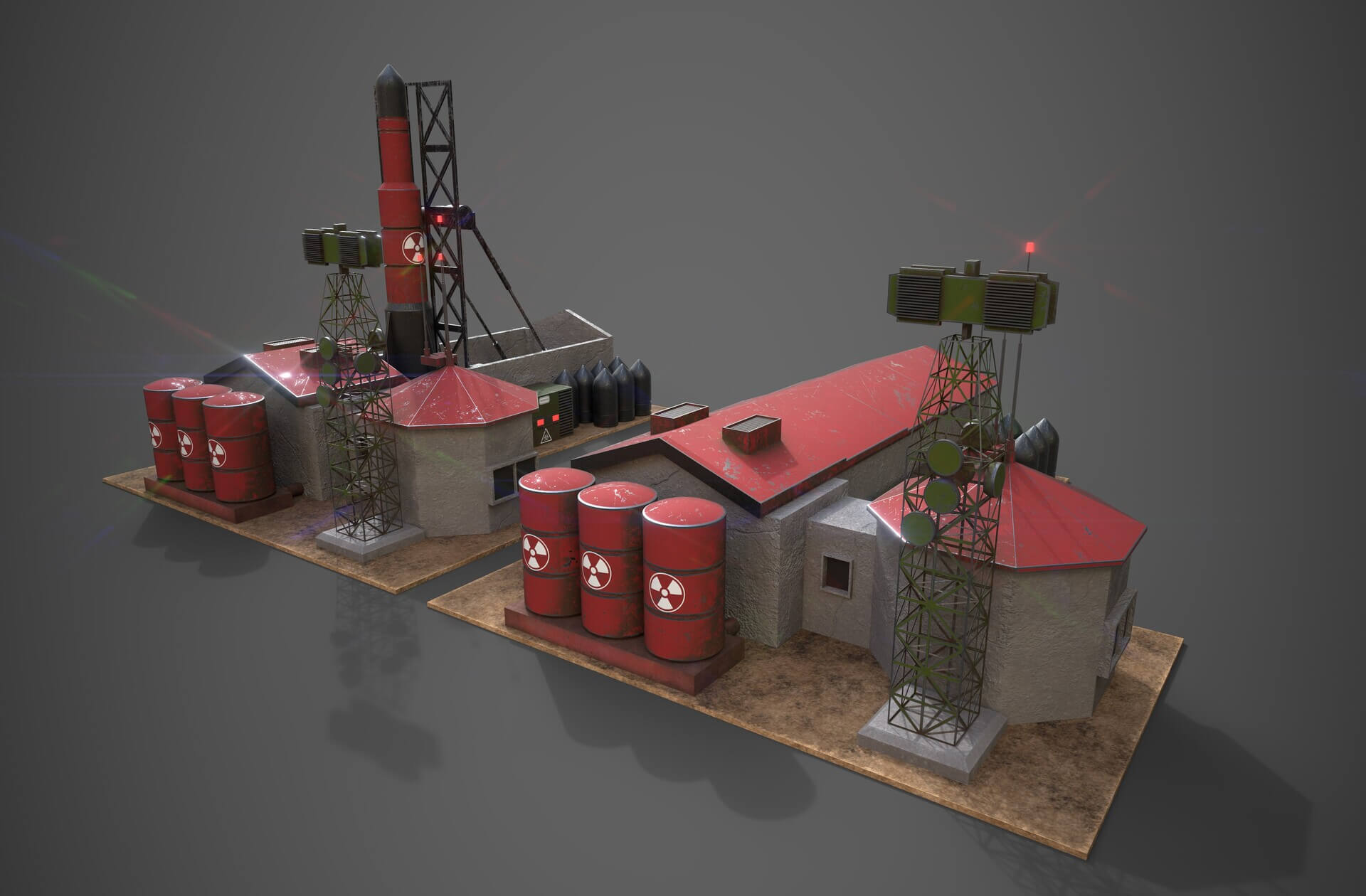 Nuclear silo 3D Render, Digital Art by ApuArt