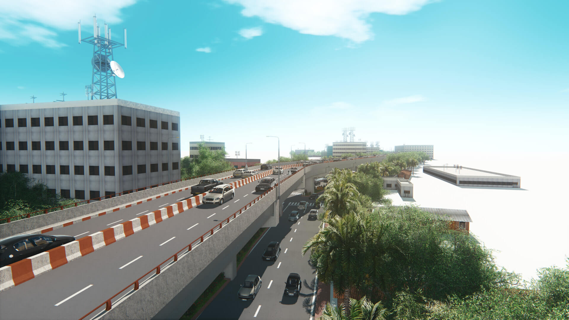 Overpass 3D Render, Digital Art by ApuArt