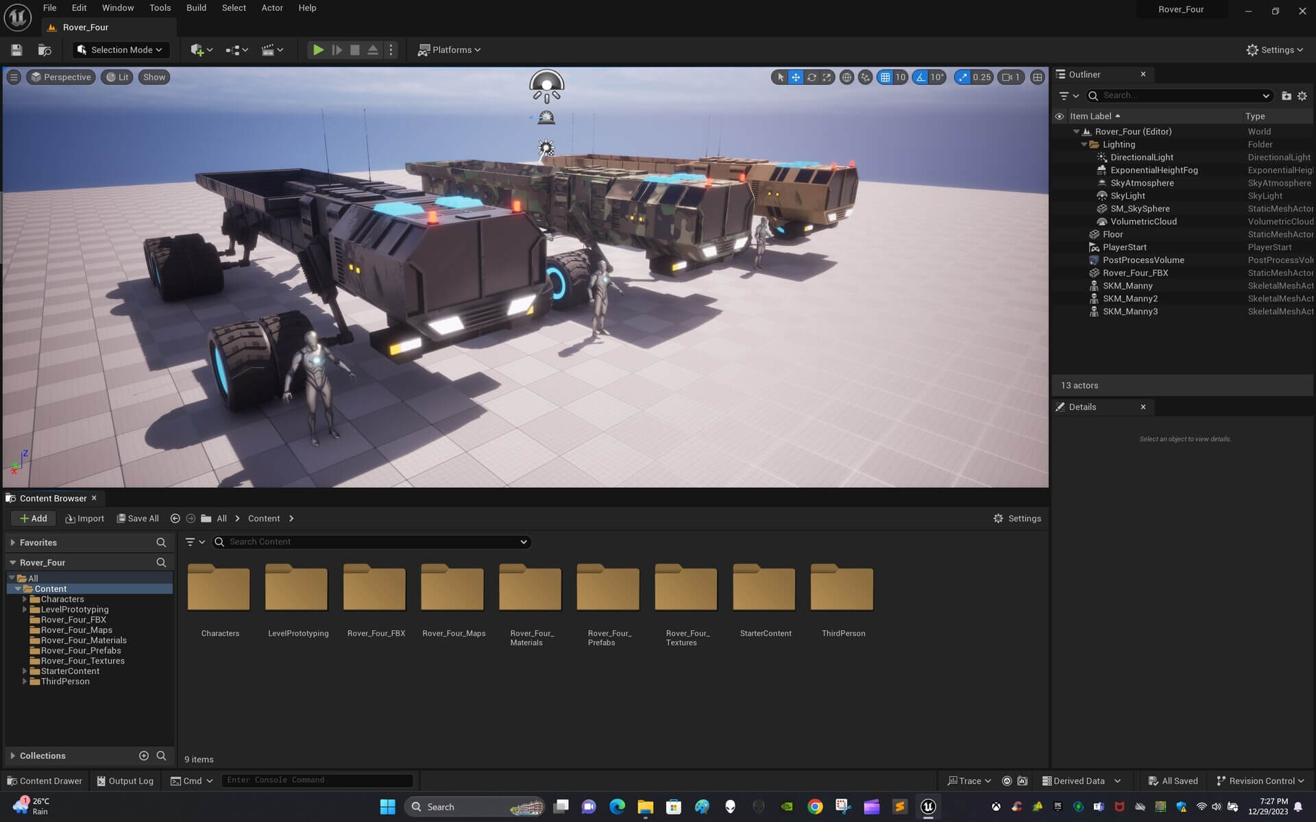 Rover Four Modular 3D Render, Digital Art by ApuArt