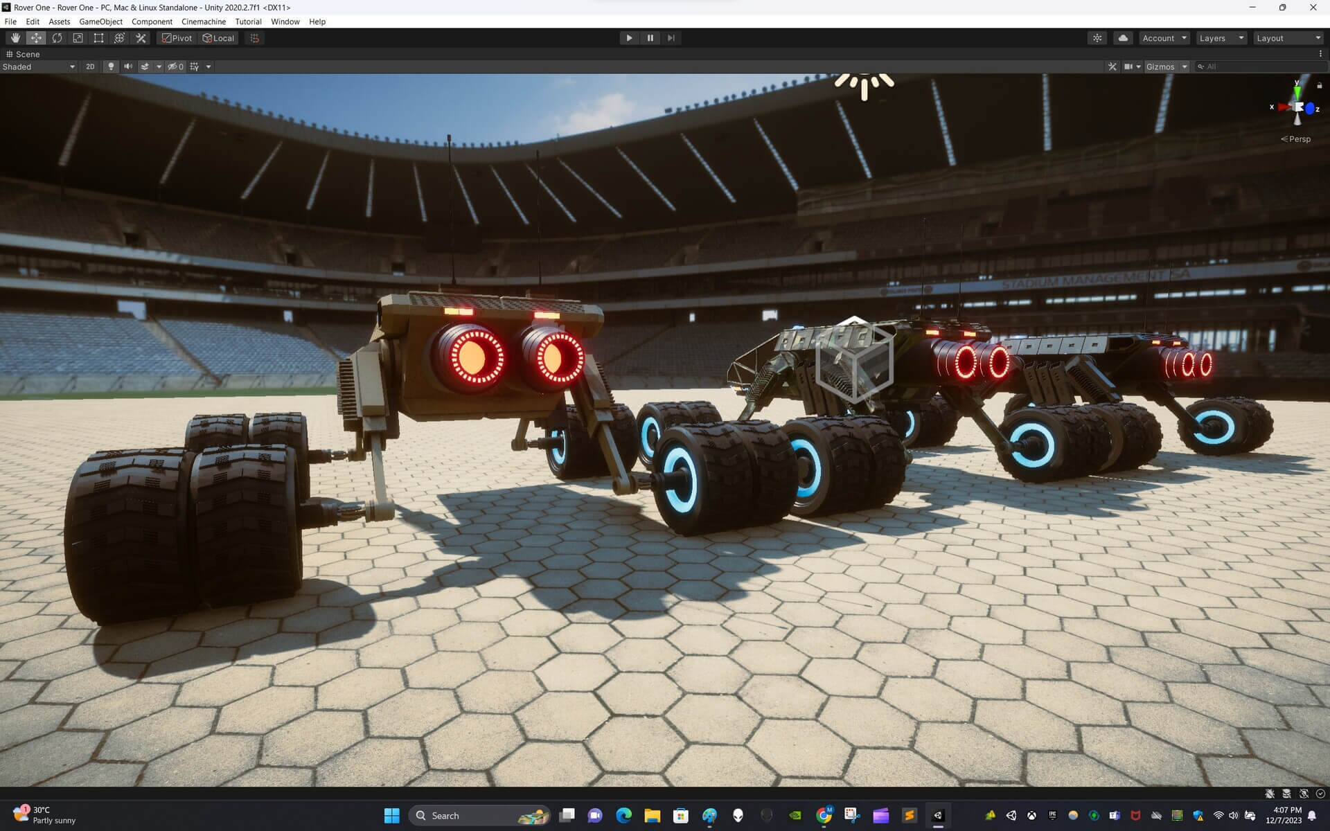 Rover One Modular 3D Render, Digital Art by ApuArt