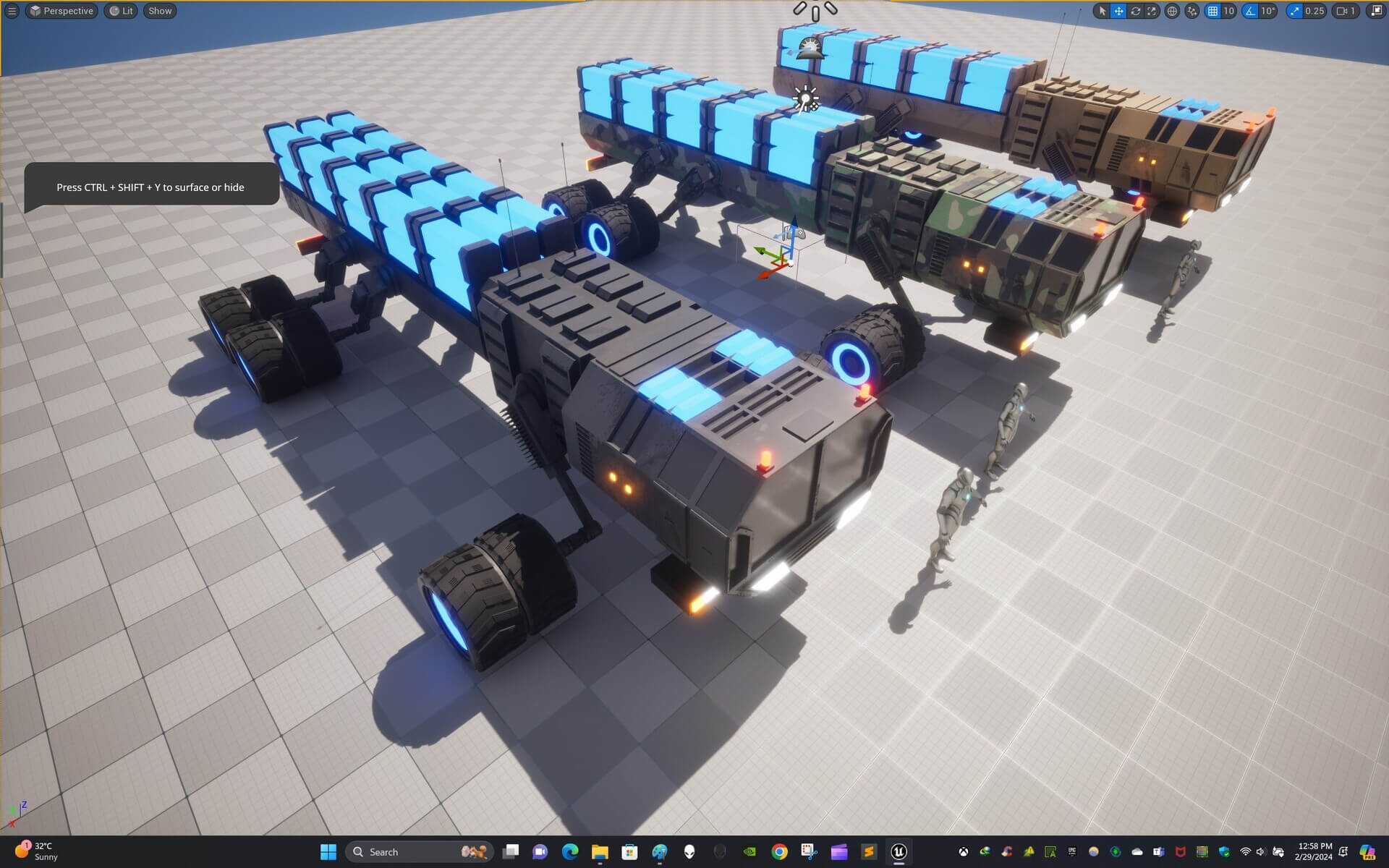 Rover Six Modular 3D Render, Digital Art by ApuArt