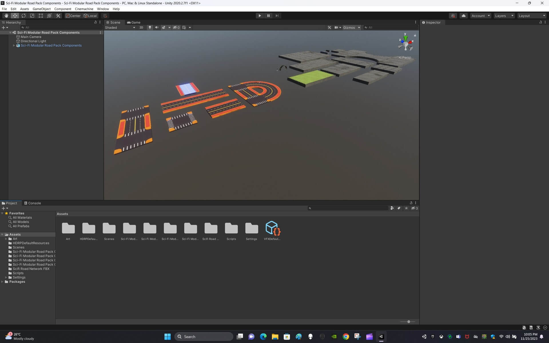 Sci Fi Modular Road Pack 3D Render, Digital Art by ApuArt