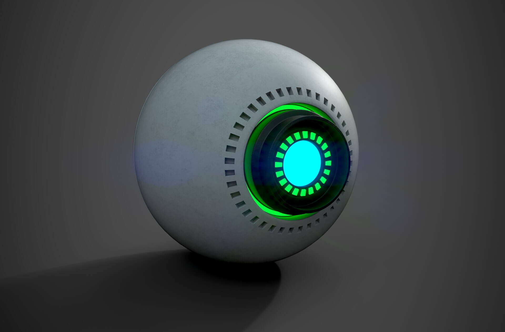 Sphere spy robot 3D Render, Digital Art by ApuArt