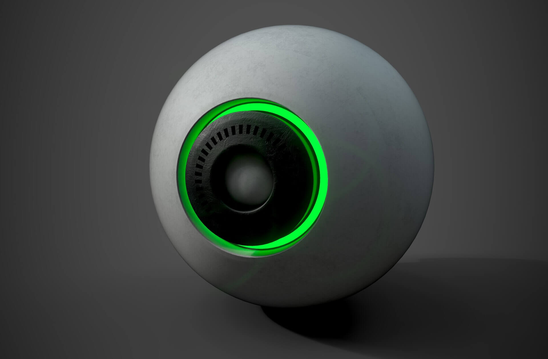 Sphere spy robot 3D Render, Digital Art by ApuArt