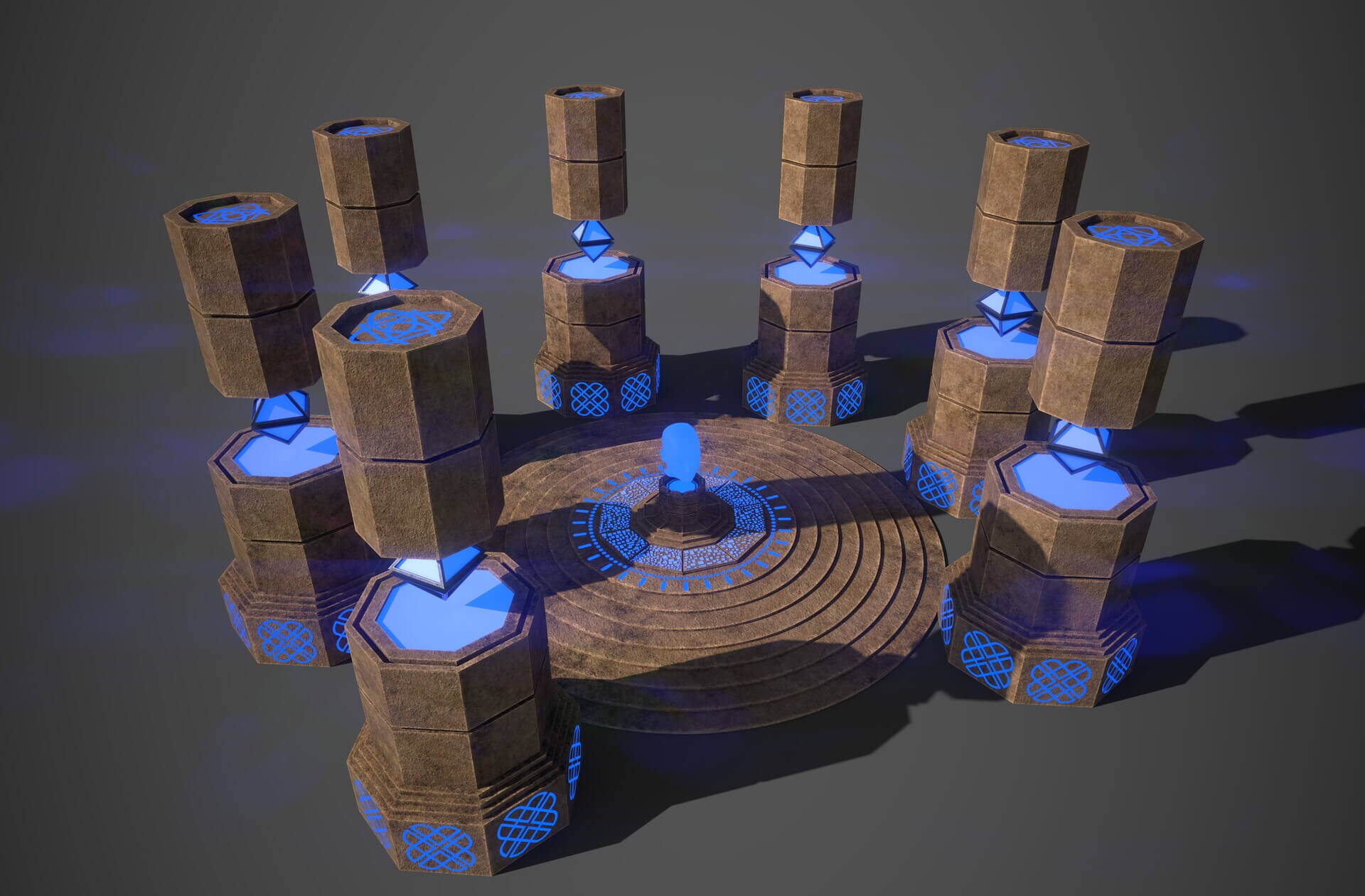 Stone Arch 3D Render, Digital Art by ApuArt