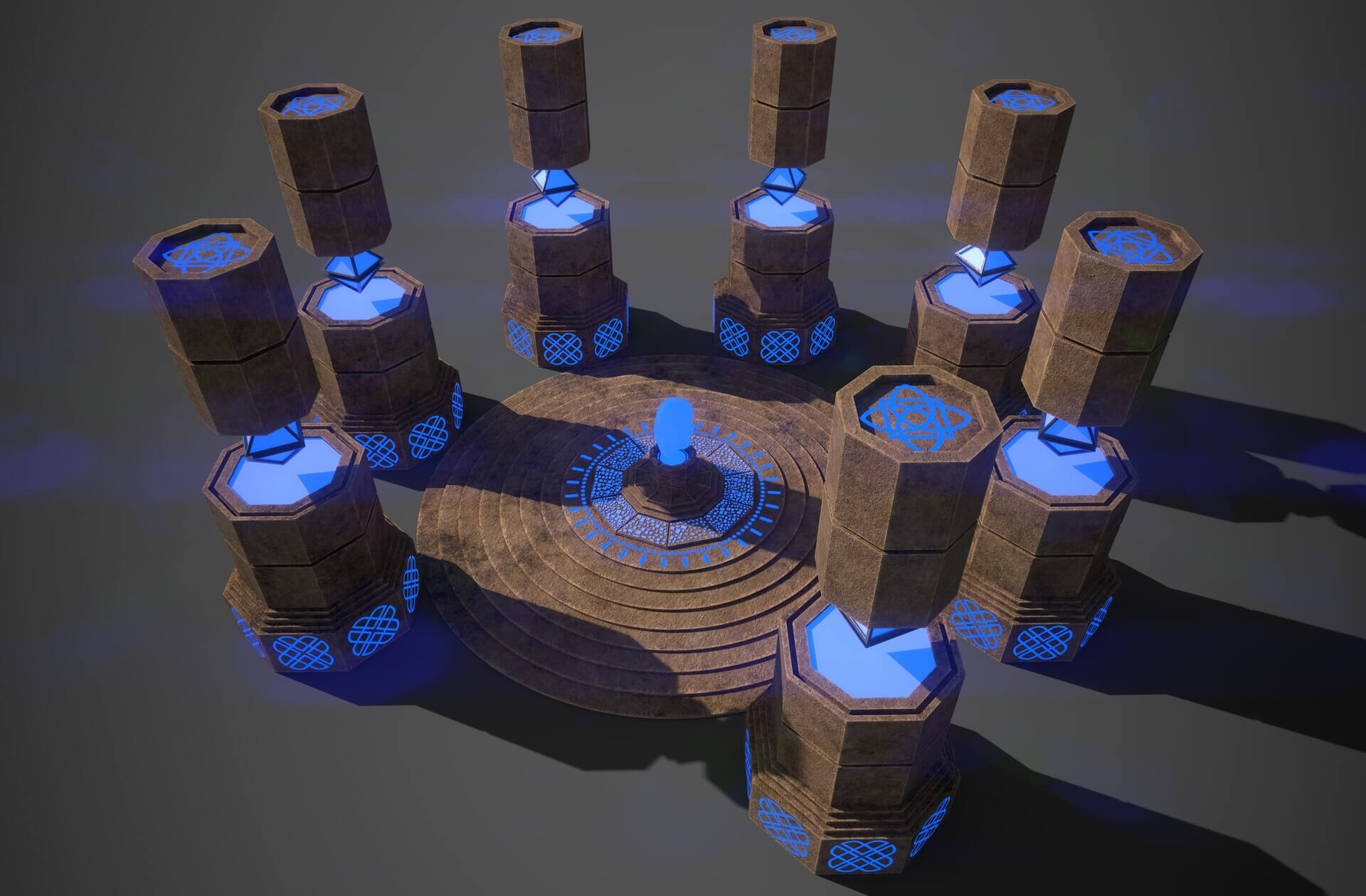 Stone Arch 3D Render, Digital Art by ApuArt