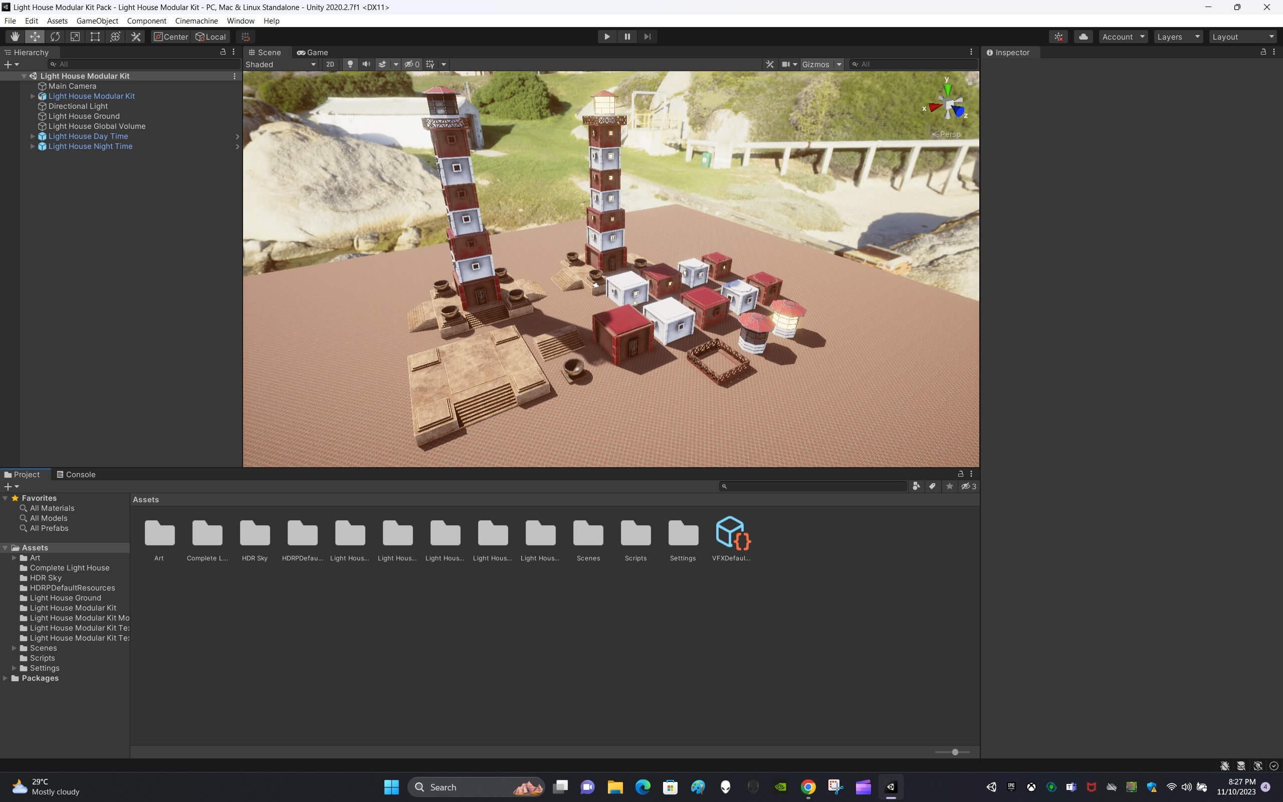 Light House Modular Kit - 3D Model by ApuArt