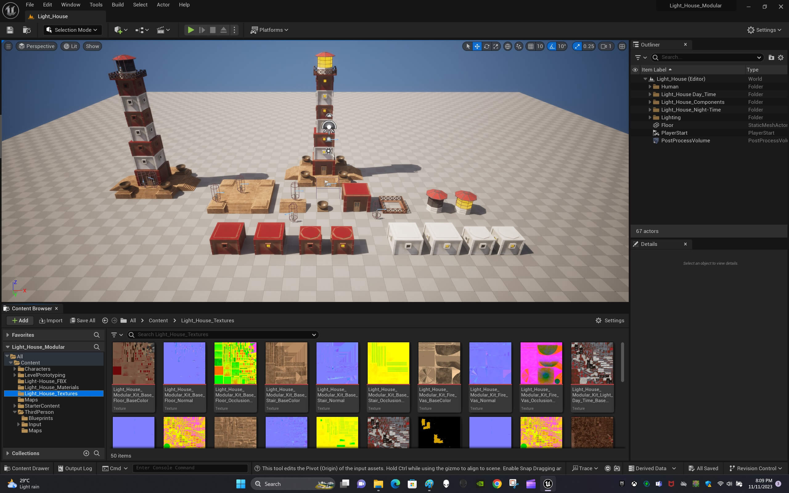 Light House Modular Kit - 3D Model by ApuArt