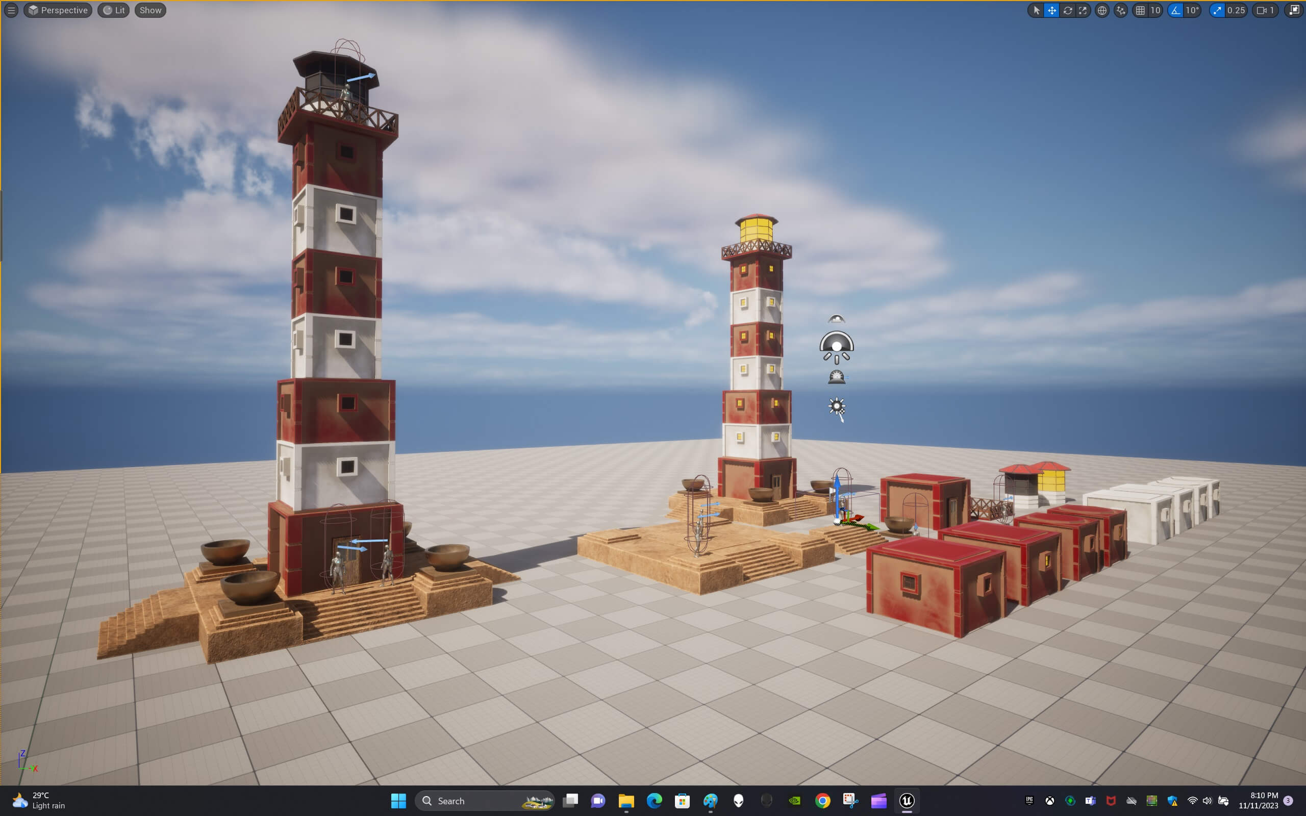 Light House Modular Kit - 3D Model by ApuArt