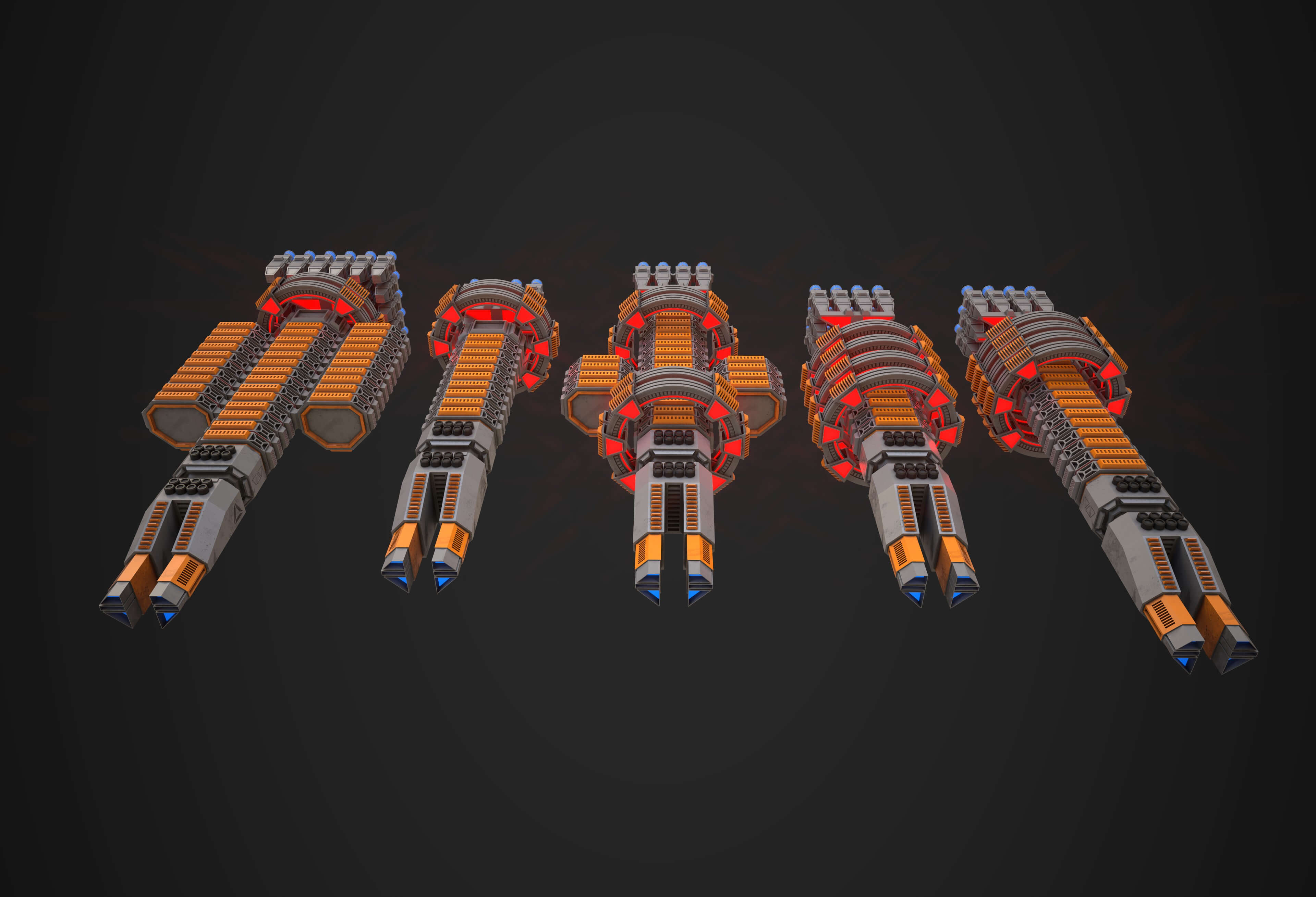 Modular Spaceship Two - 3D Model by ApuArt