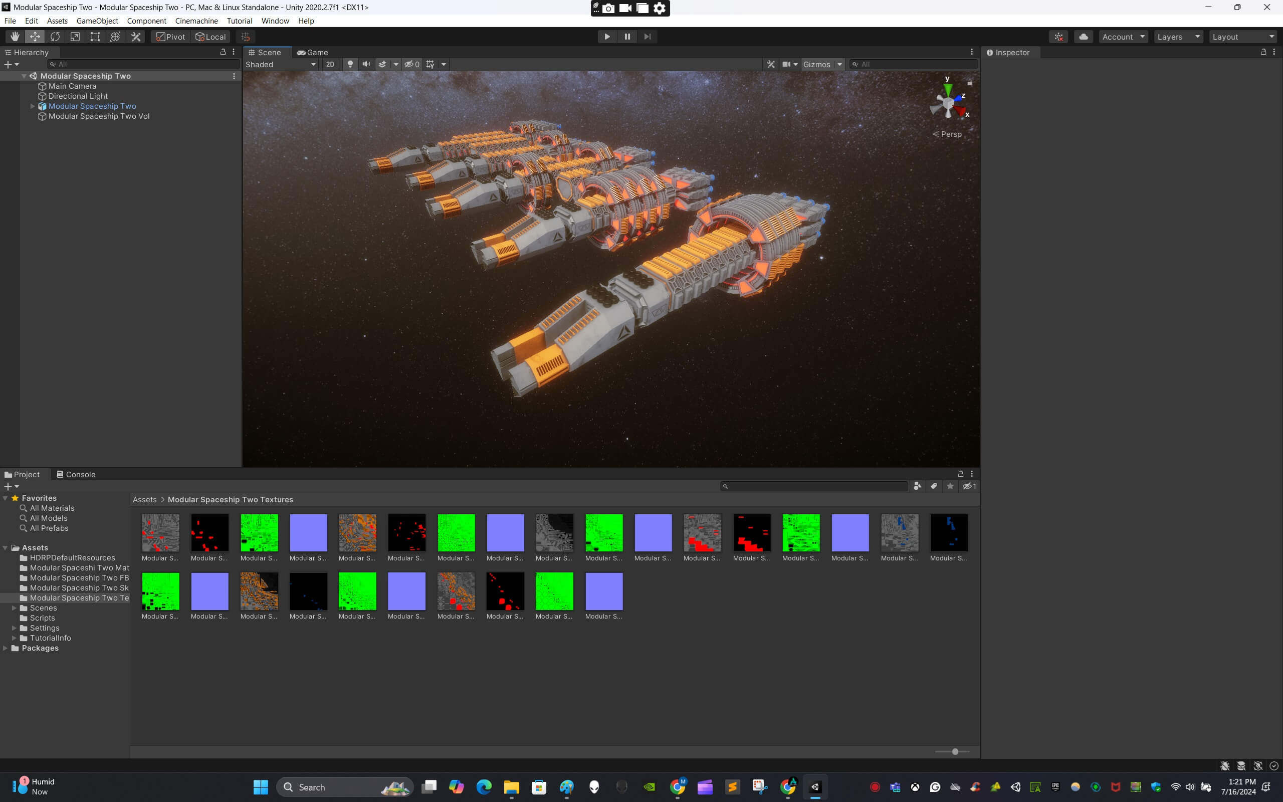 Modular Spaceship Two - 3D Model by ApuArt