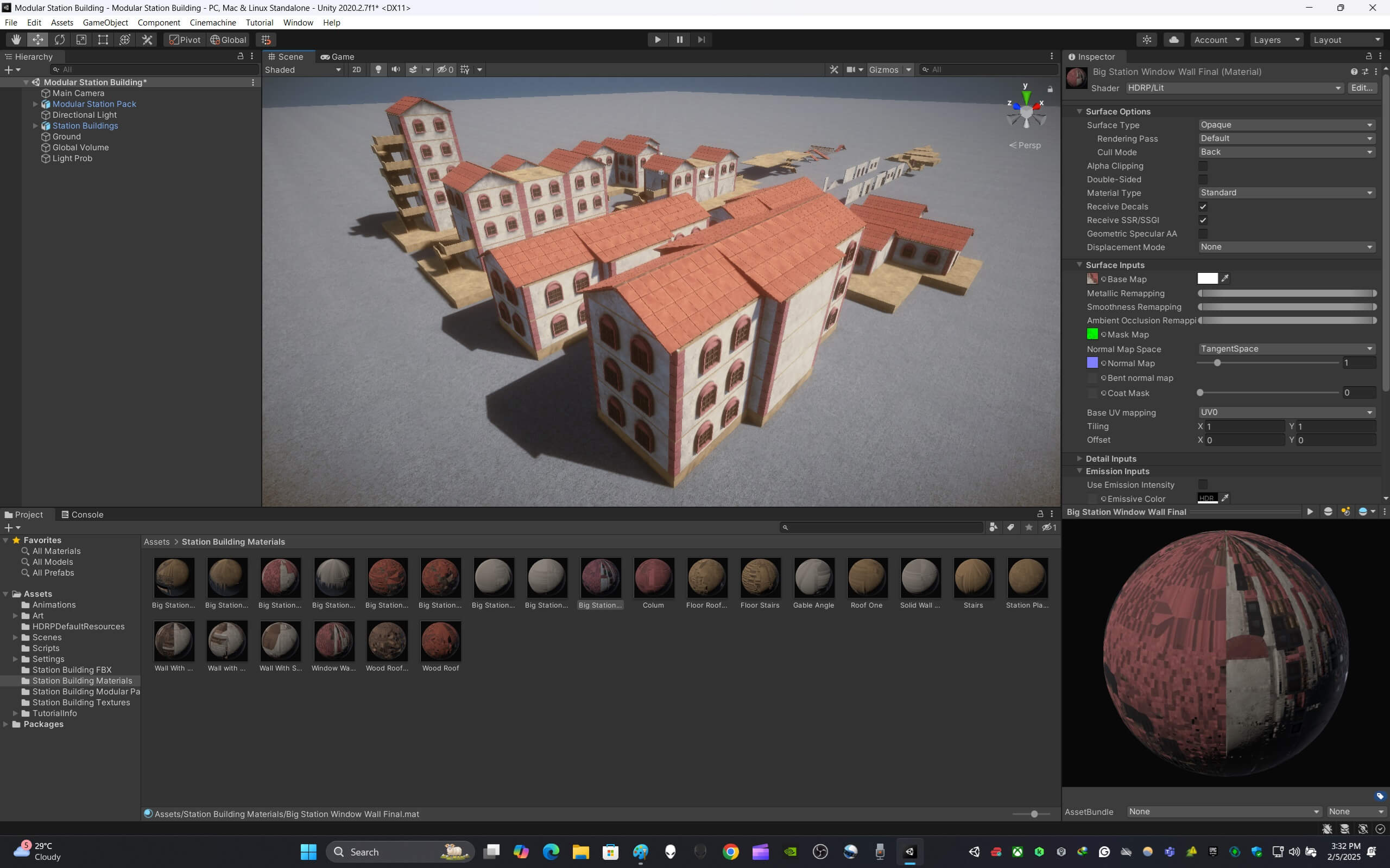 Modular Station Buildings - 3D Model by ApuArt