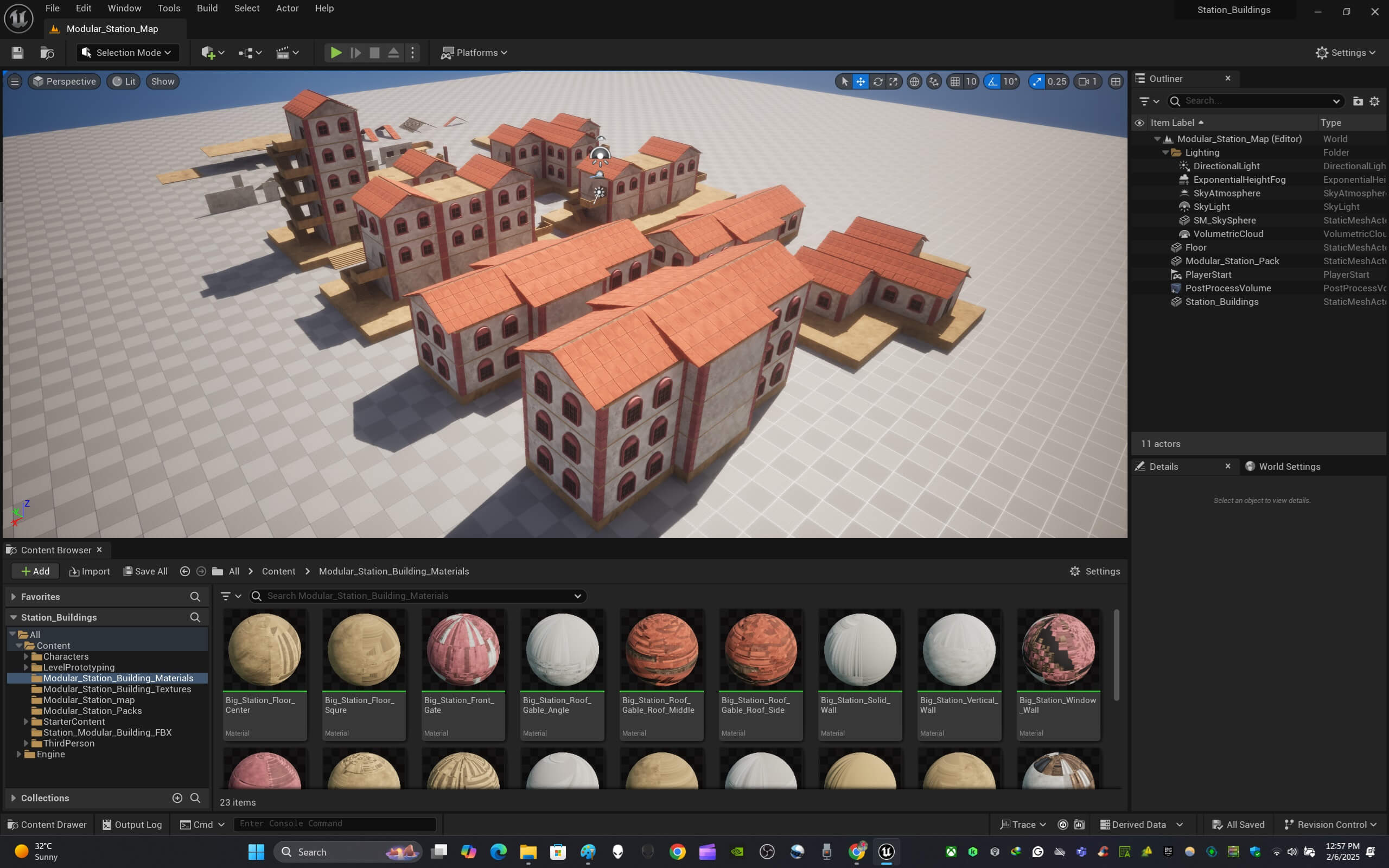 Modular Station Buildings - 3D Model by ApuArt