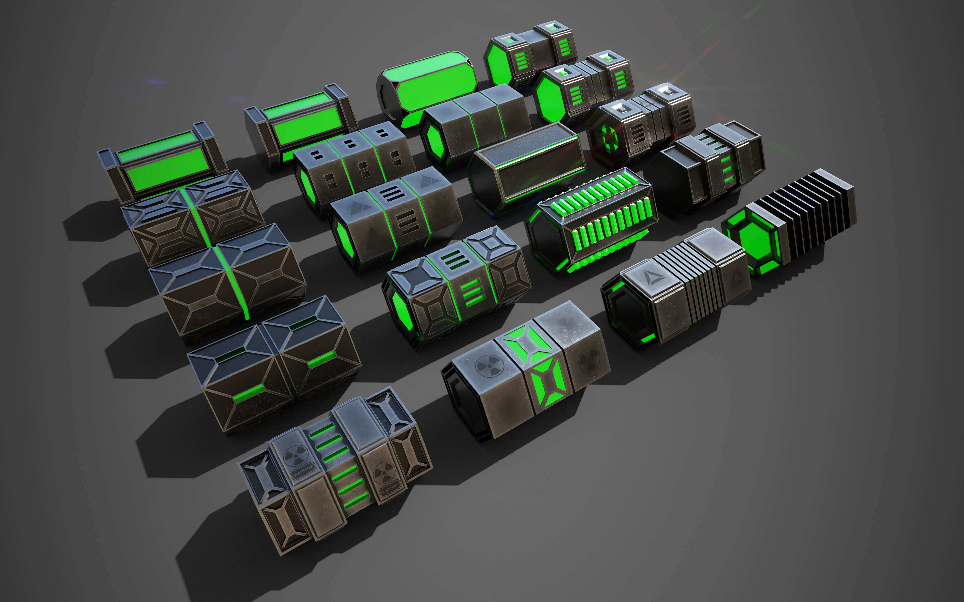 Ngon Box Collection Metal - 3D Model by ApuArt