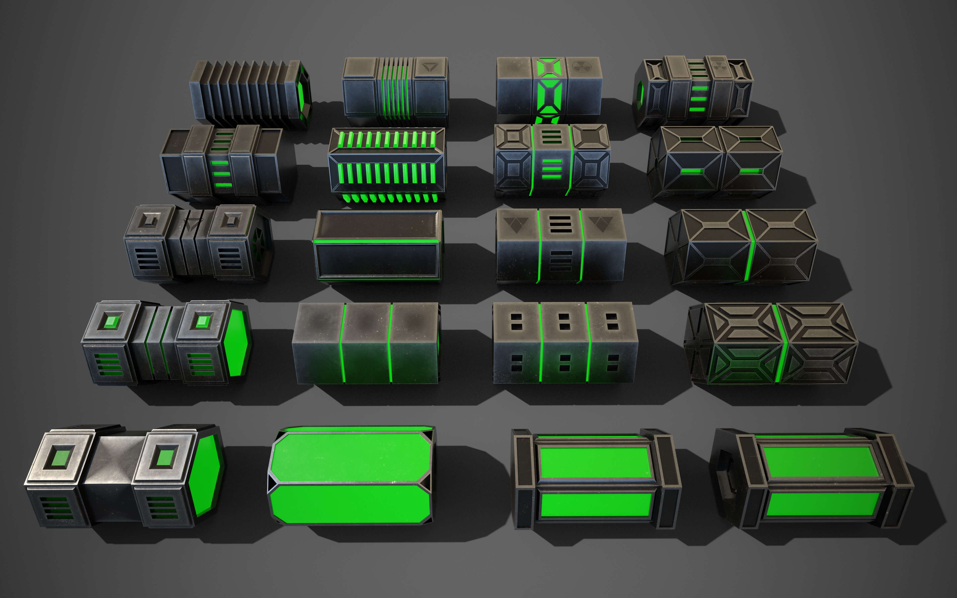 Ngon Box Collection Metal - 3D Model by ApuArt