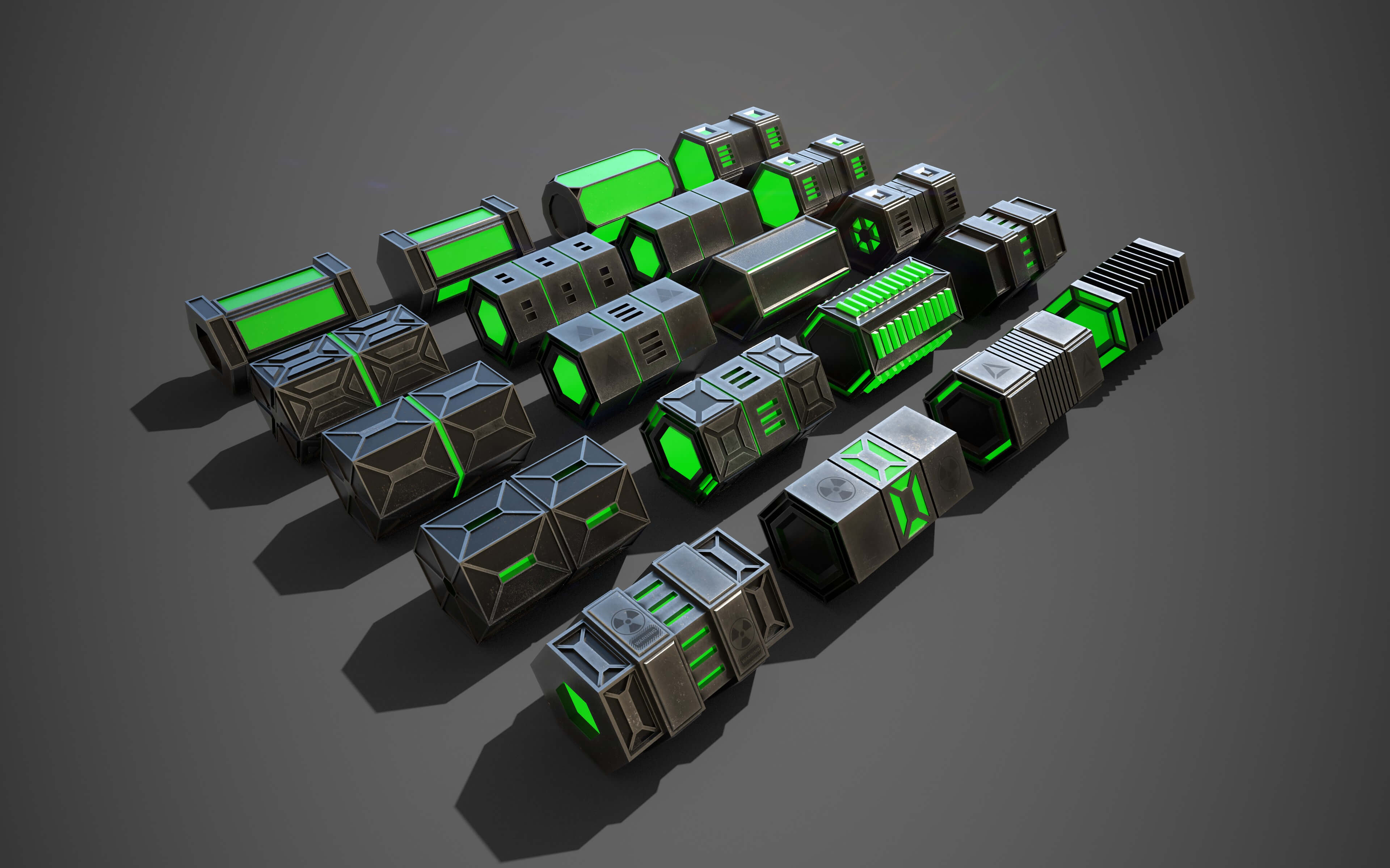 Ngon Box Collection Metal - 3D Model by ApuArt