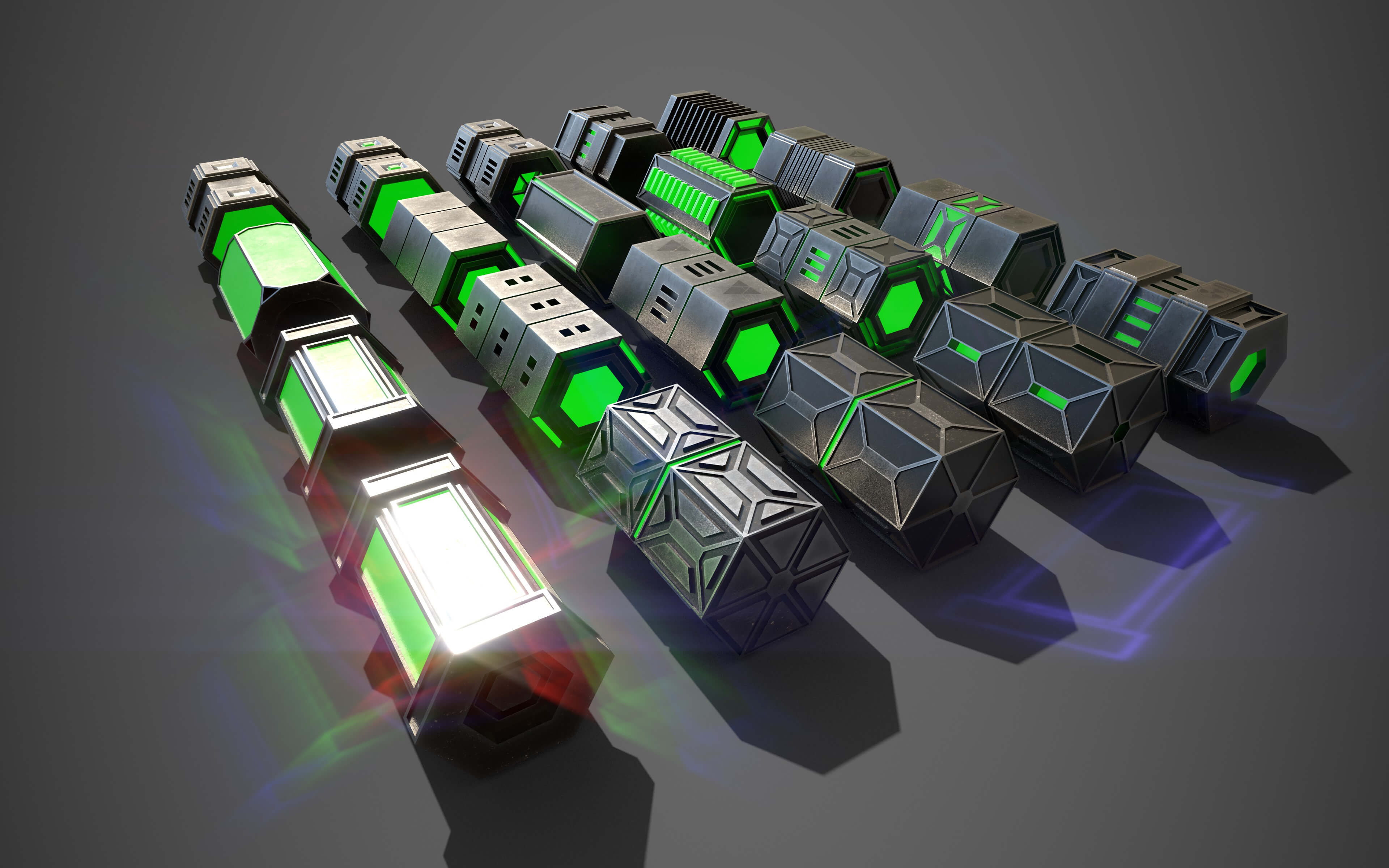 Ngon Box Collection Metal - 3D Model by ApuArt