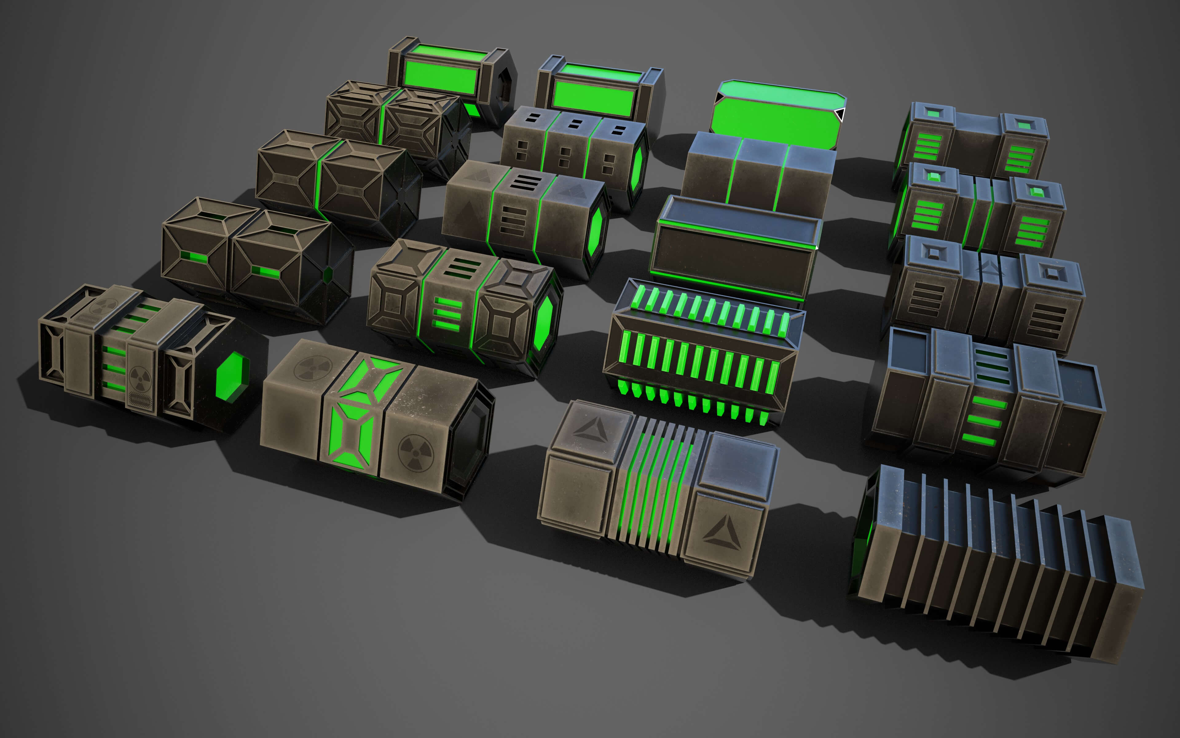 Ngon Box Collection Metal - 3D Model by ApuArt