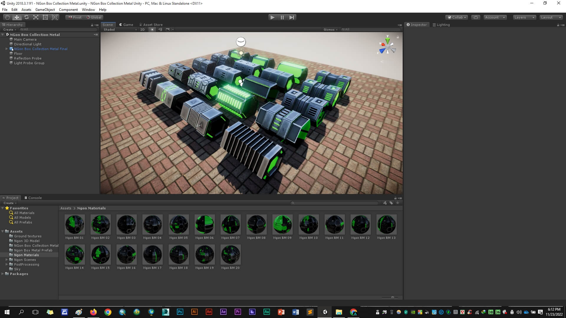 Ngon Box Collection Metal - 3D Model by ApuArt