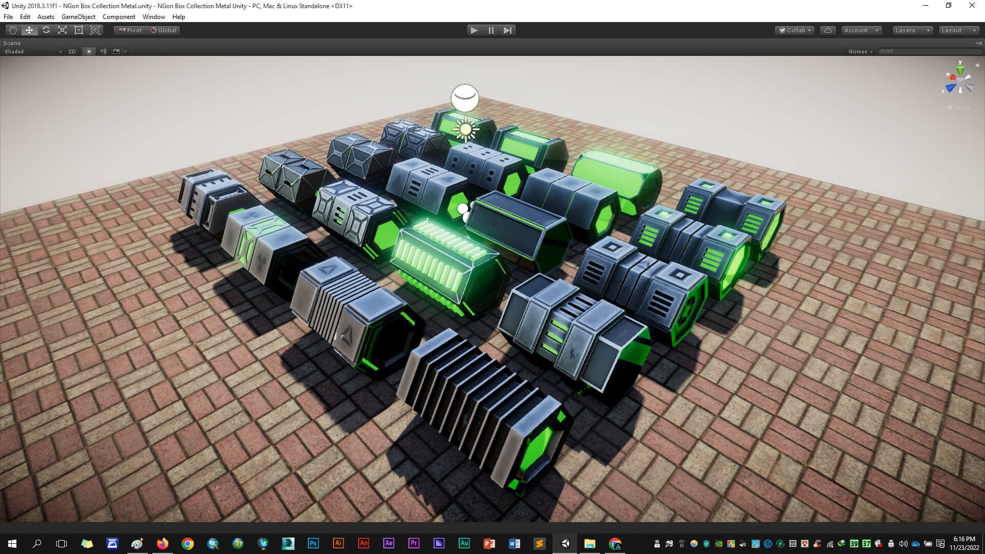 Ngon Box Collection Metal - 3D Model by ApuArt