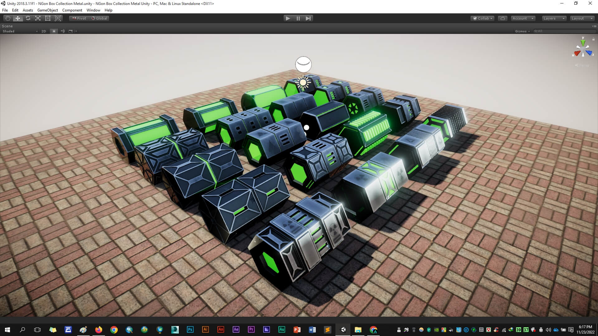 Ngon Box Collection Metal - 3D Model by ApuArt