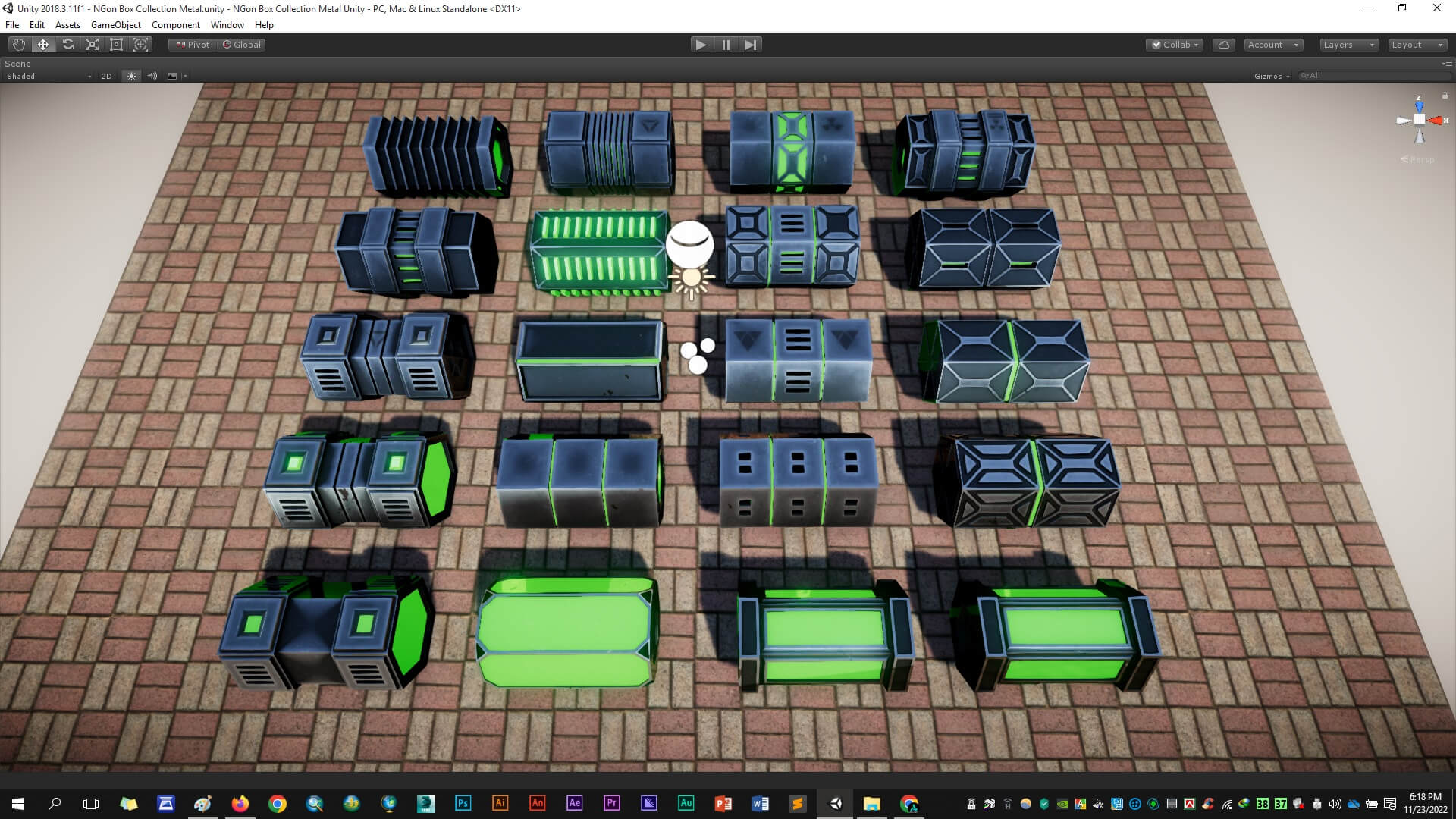 Ngon Box Collection Metal - 3D Model by ApuArt