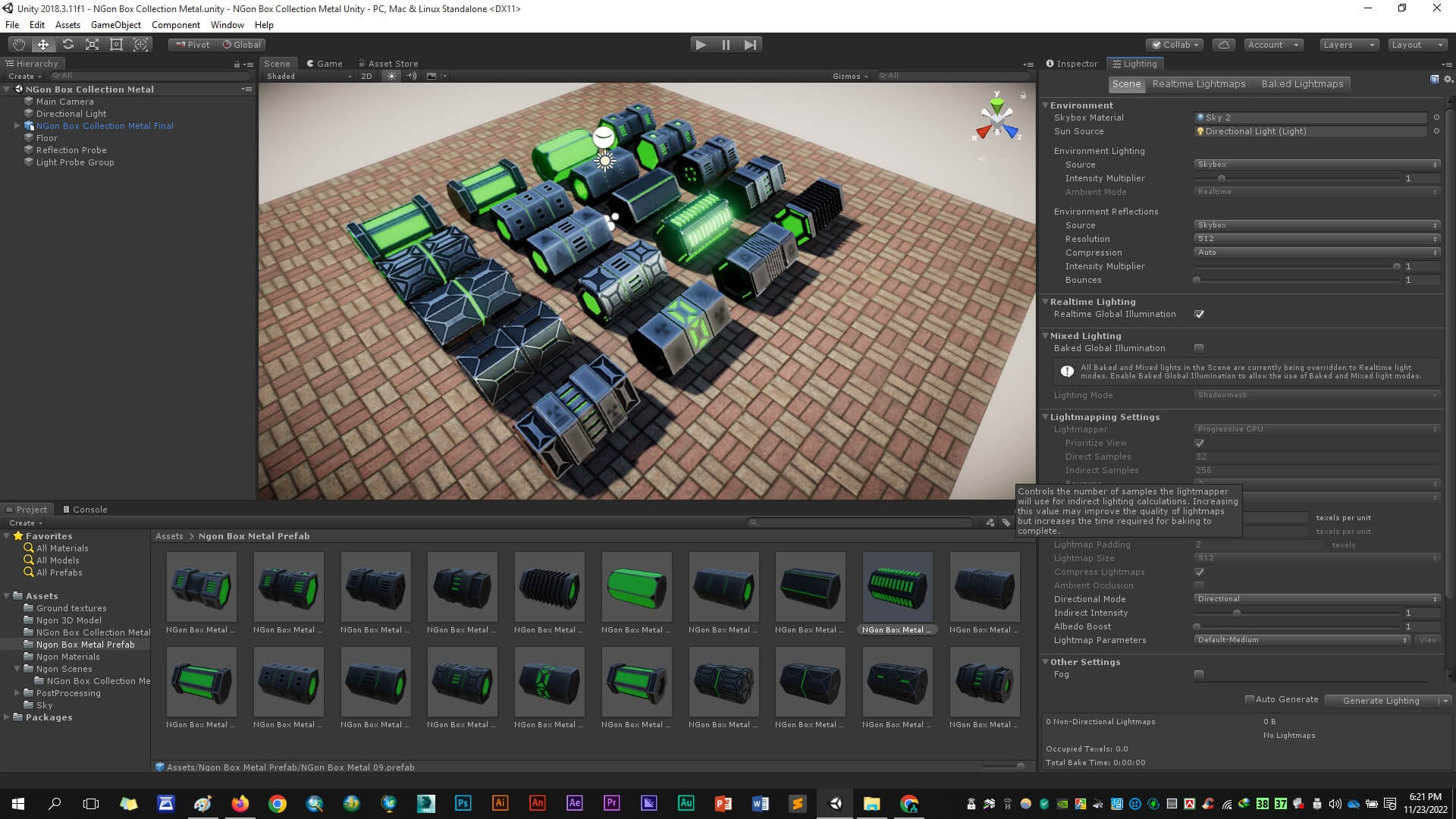 Ngon Box Collection Metal - 3D Model by ApuArt