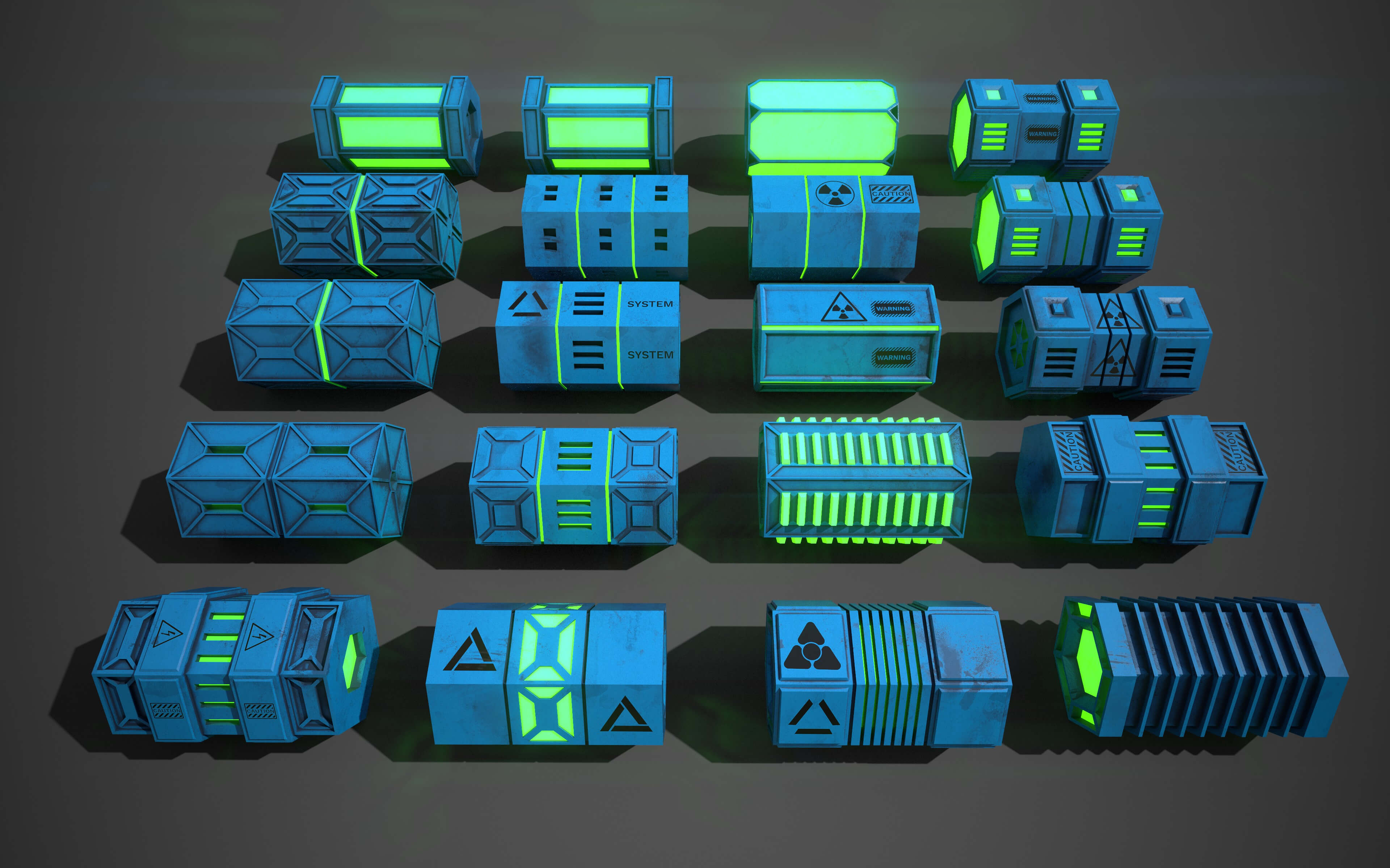 Ngon Box Collection Plastic - 3D Model by ApuArt