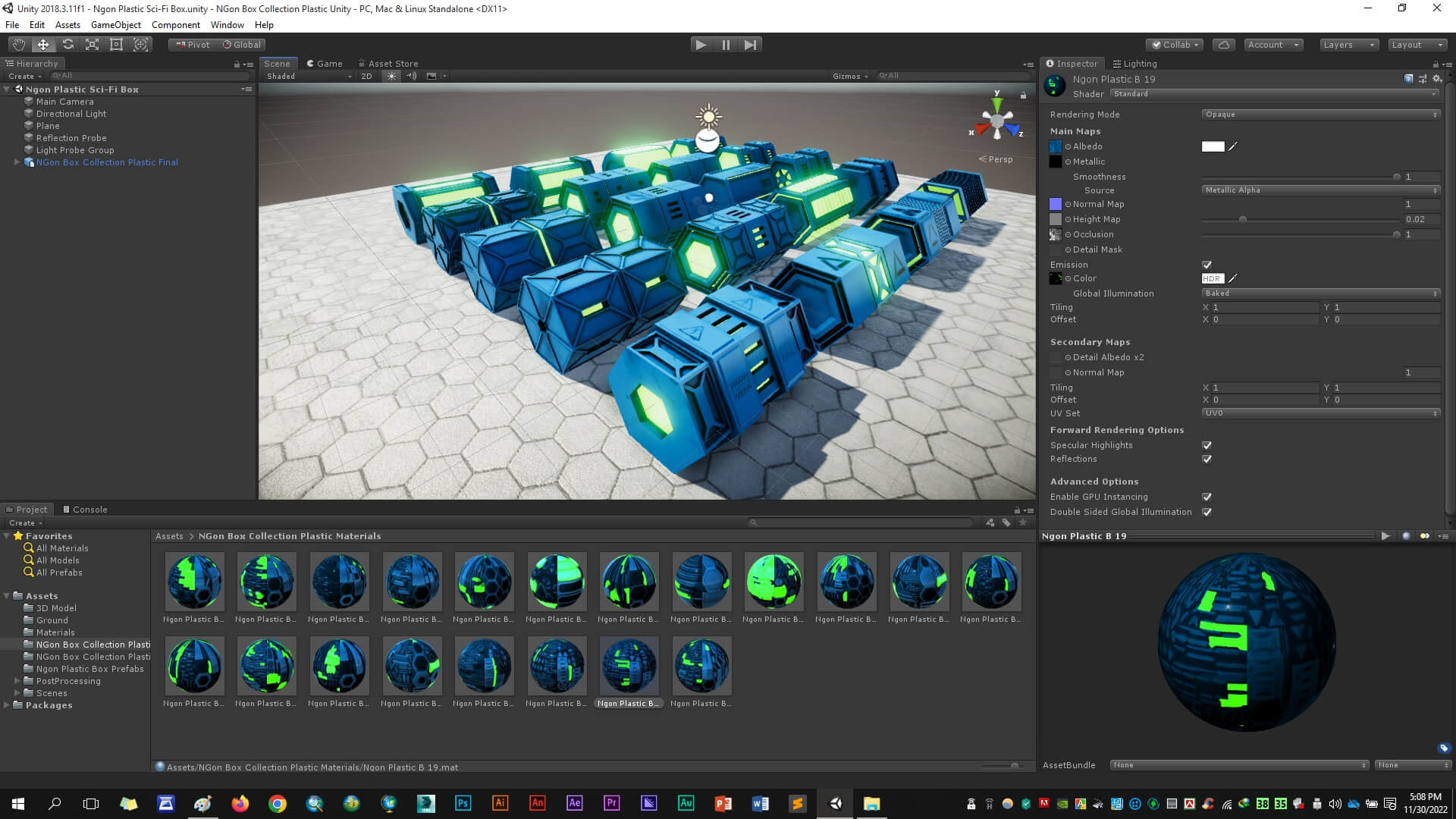 Ngon Box Collection Plastic - 3D Model by ApuArt