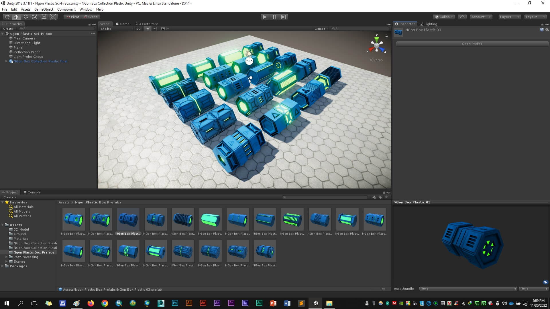 Ngon Box Collection Plastic - 3D Model by ApuArt