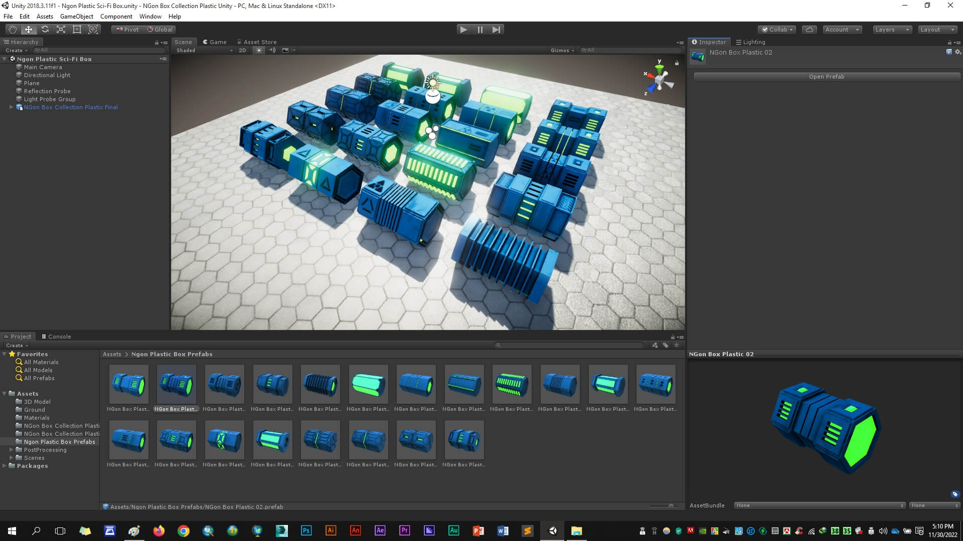 Ngon Box Collection Plastic - 3D Model by ApuArt