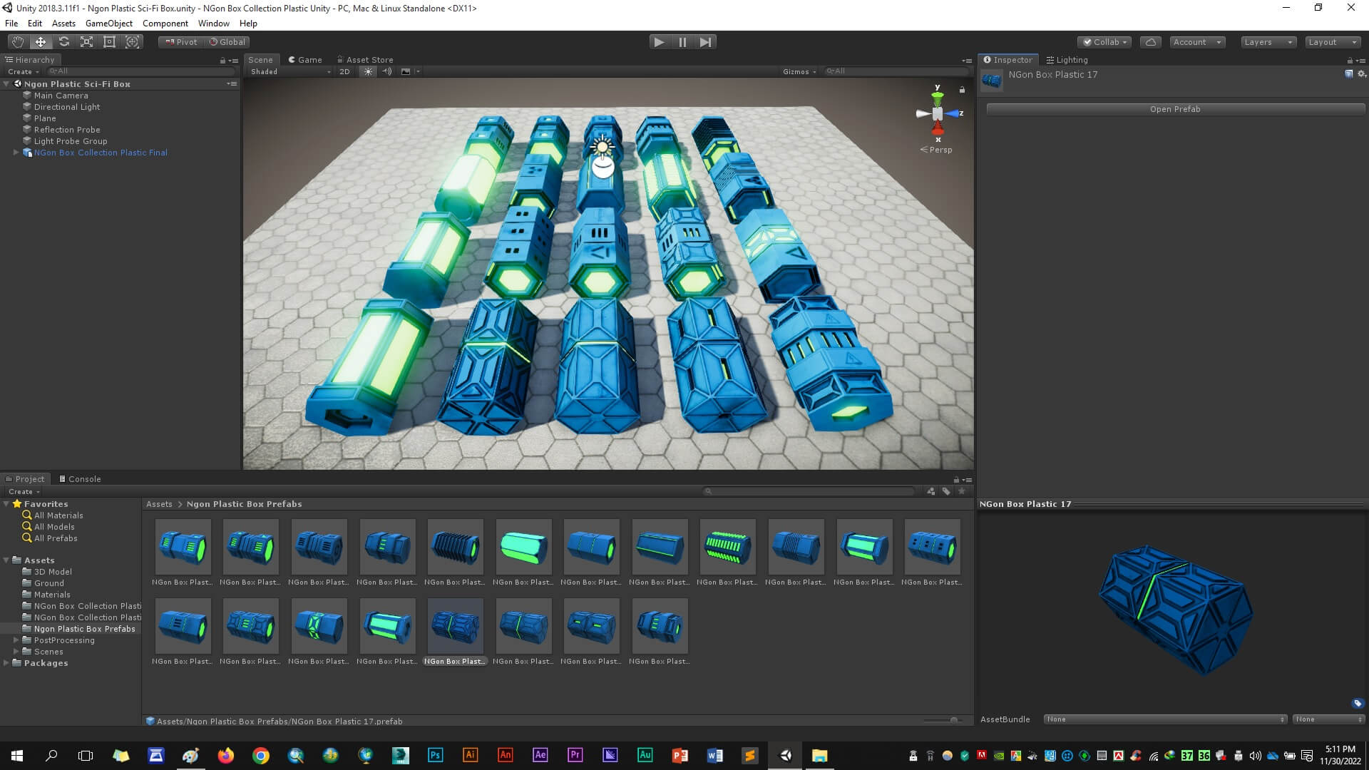 Ngon Box Collection Plastic - 3D Model by ApuArt
